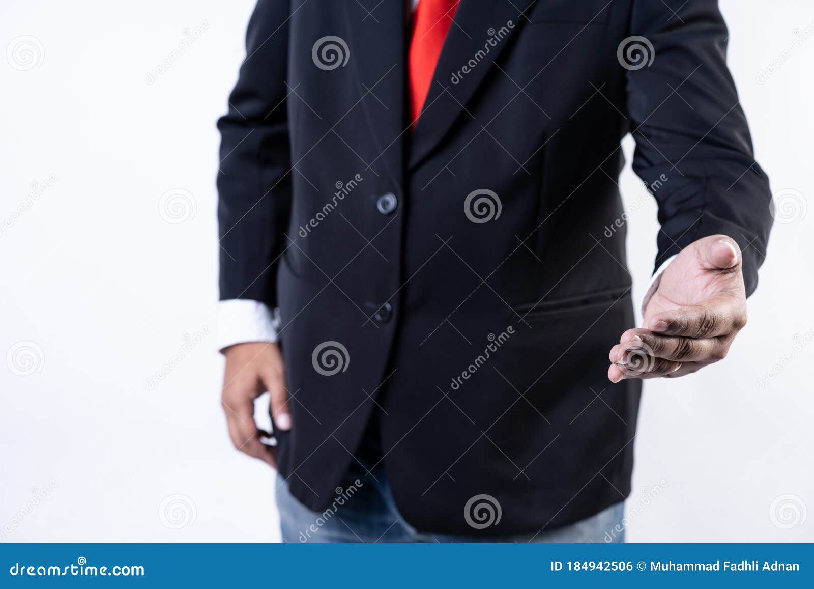 Mid Section Shot of an Asian Men Wearing a Suit Stock Photo - Image of ...
