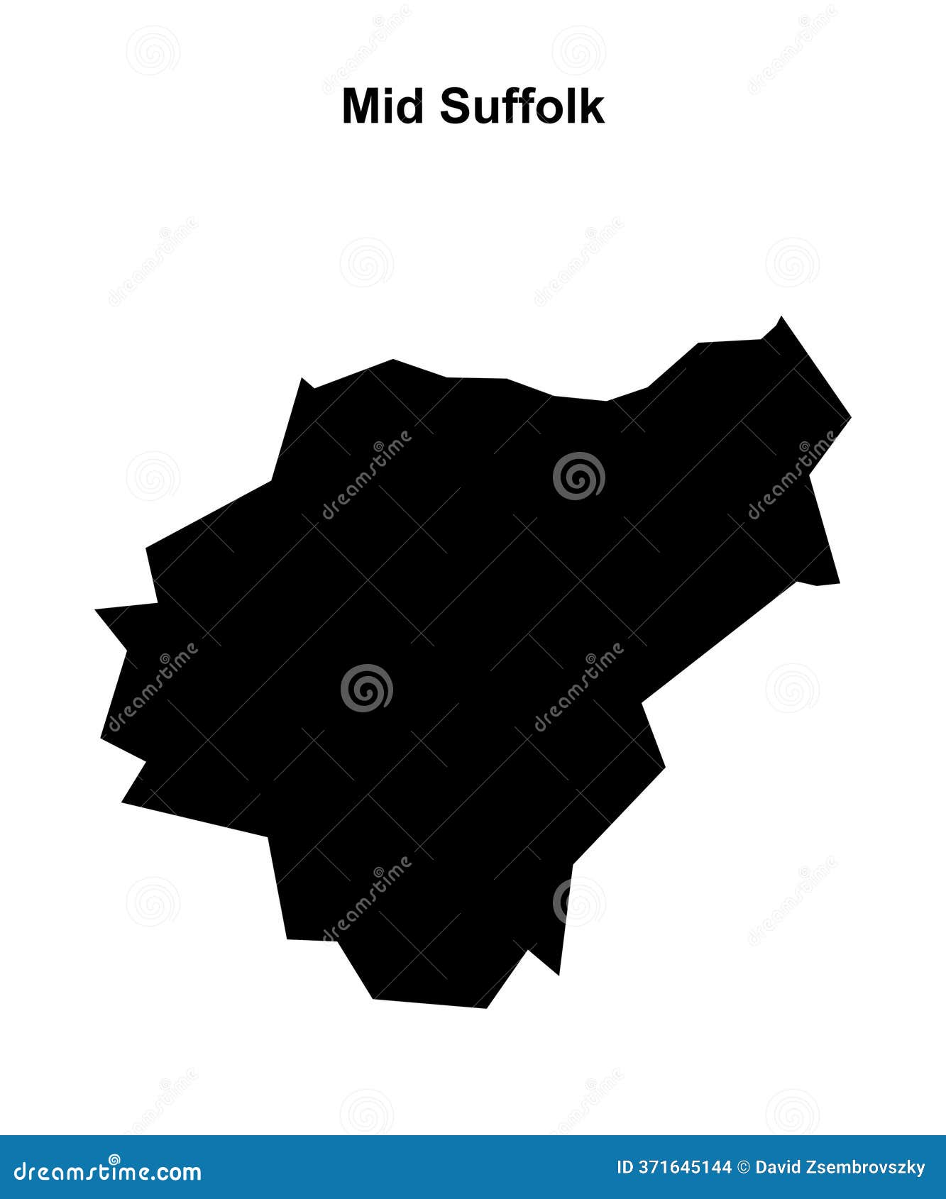 Suffolk Outline Map Vector Illustration | CartoonDealer.com #361729118