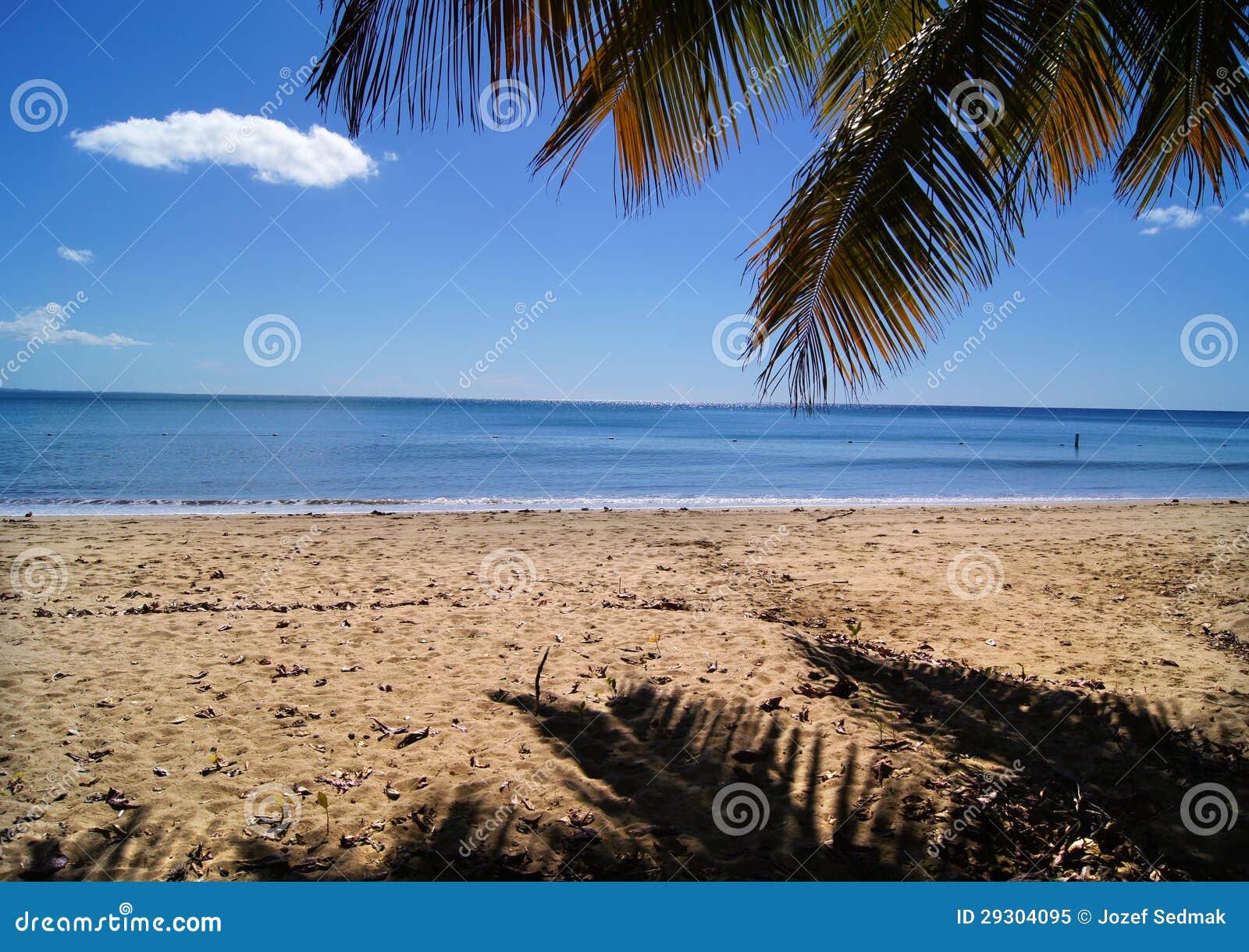 Midday from Beach of Puerto Rico Stock Image - Image of blue, nature ...