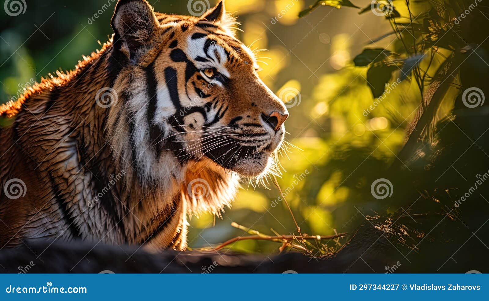 The Tiger Comes To The Camera, So Close Cartoon Vector | CartoonDealer ...