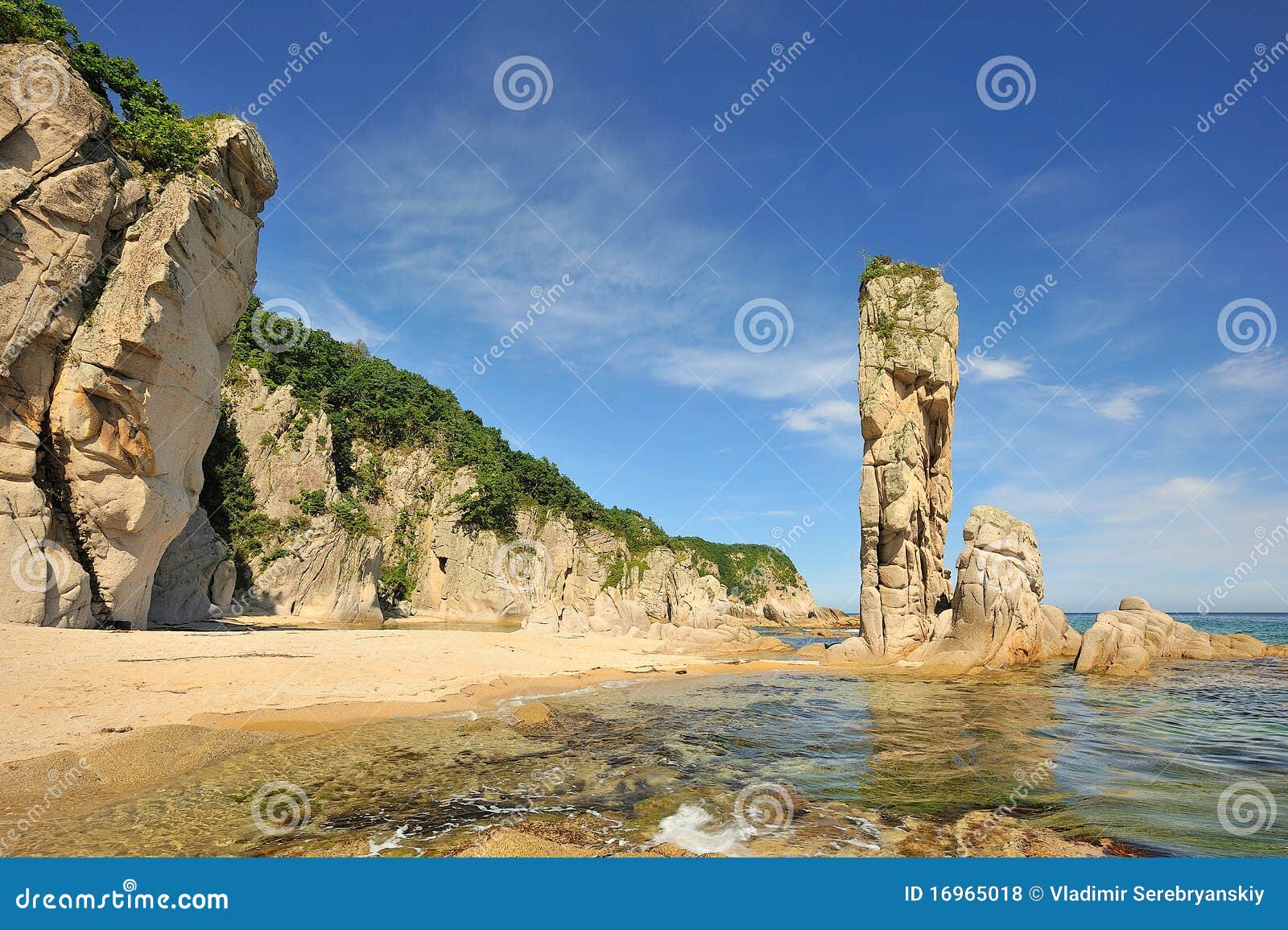 Midday landscape. stock photo. Image of coastline, travel - 16965018