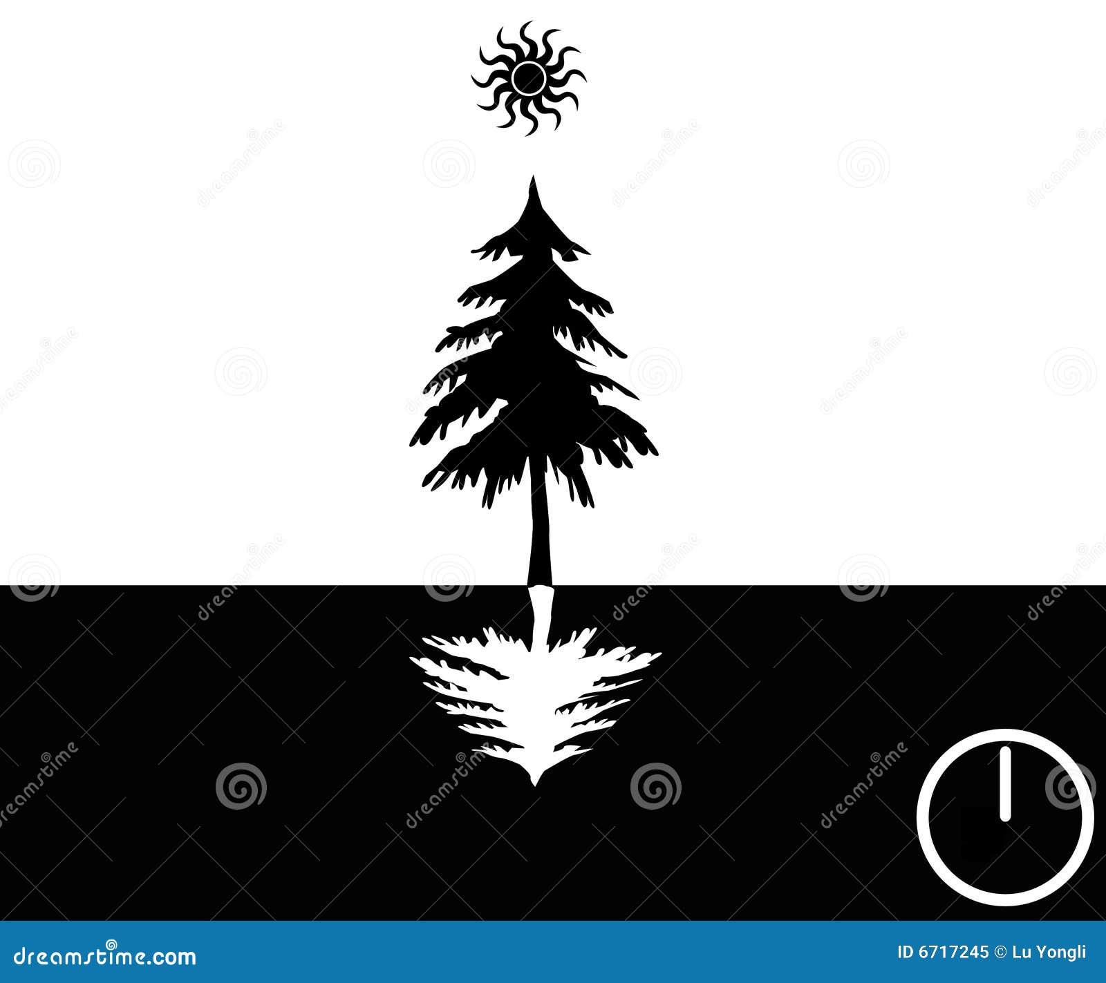 Midday time stock illustration. Illustration of finish - 6717245