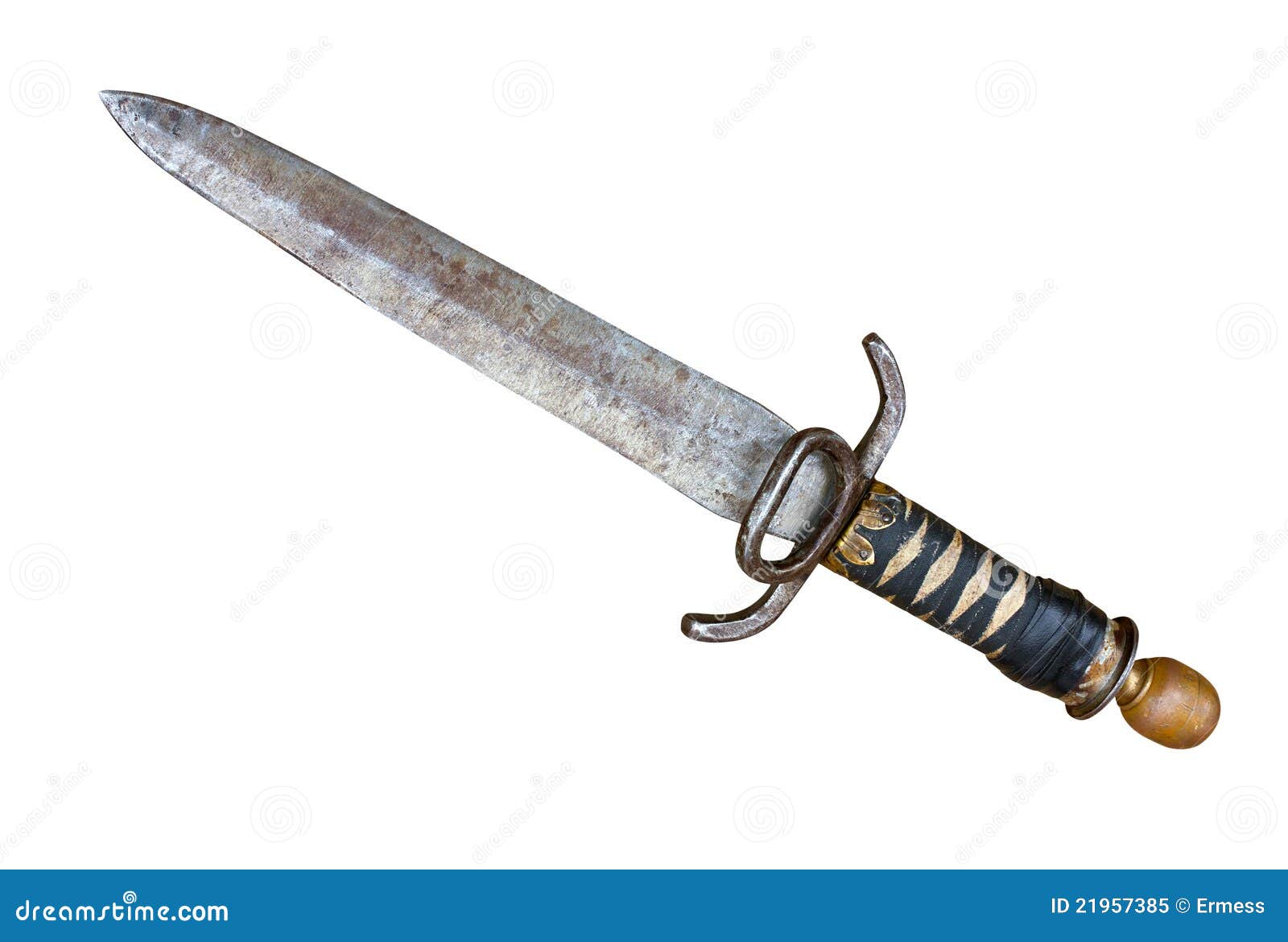 Middeleeuwse dolk stock afbeelding. Image of dolk, antiquiteit - 21957385