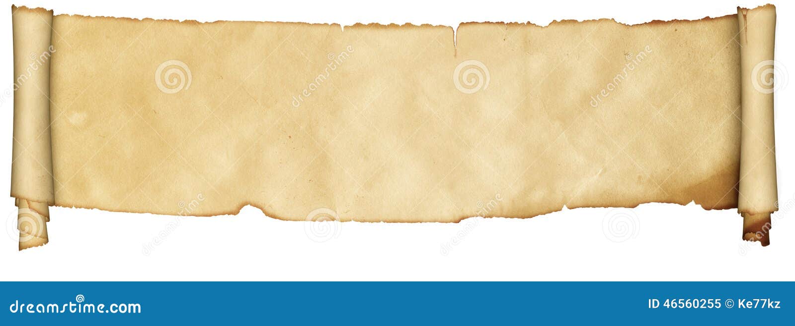 Middeleeuwse Rol Van Perkament Stock Afbeelding - Image of spotter ...