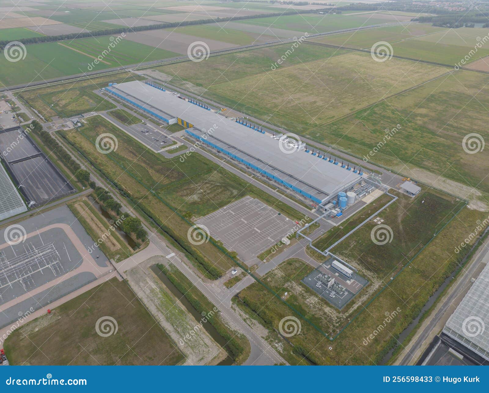 Middenmeer, 29th of August 2022, the Netherlands. Google Datacenter on ...