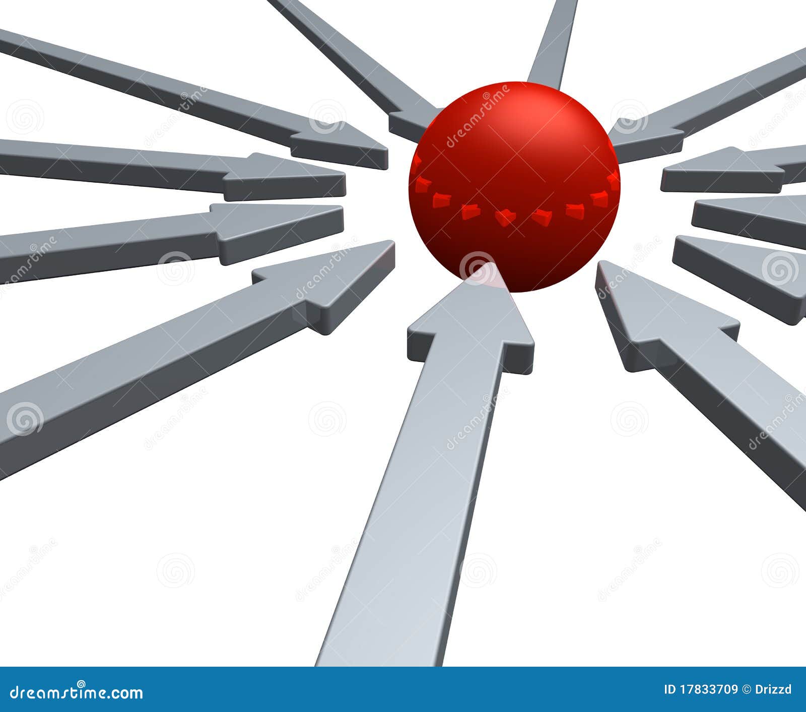 Middle stock illustration. Illustration of abstract, arrow - 17833709