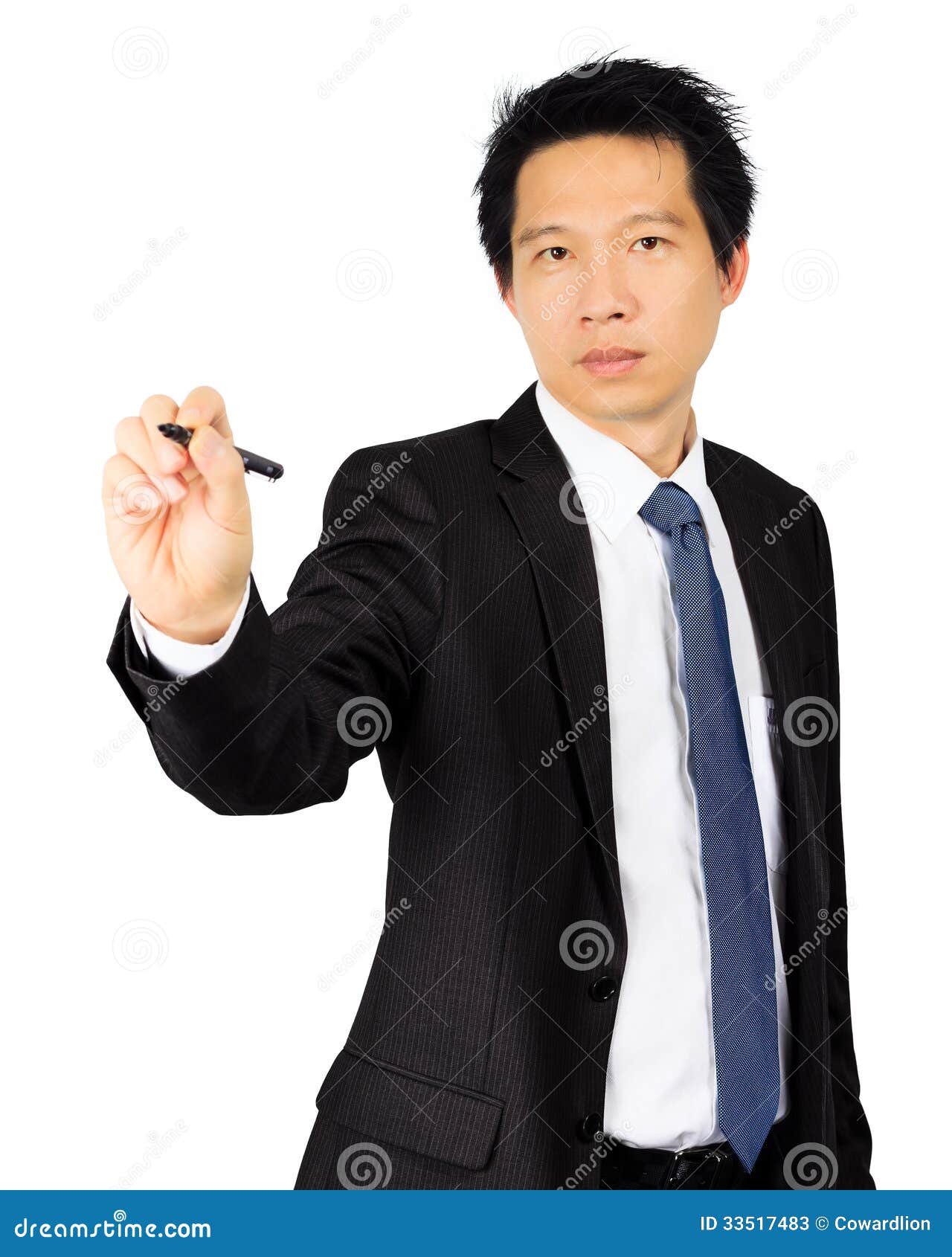Middle Age Asian Business Man on White Stock Image - Image of portrait ... Middle Age Asian Business Man on White Stock Image - Image of portrait ...
