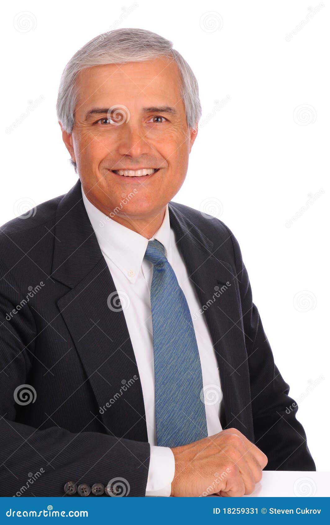 Middle Age Businessman Portrait Stock Image - Image of alone, adult ...