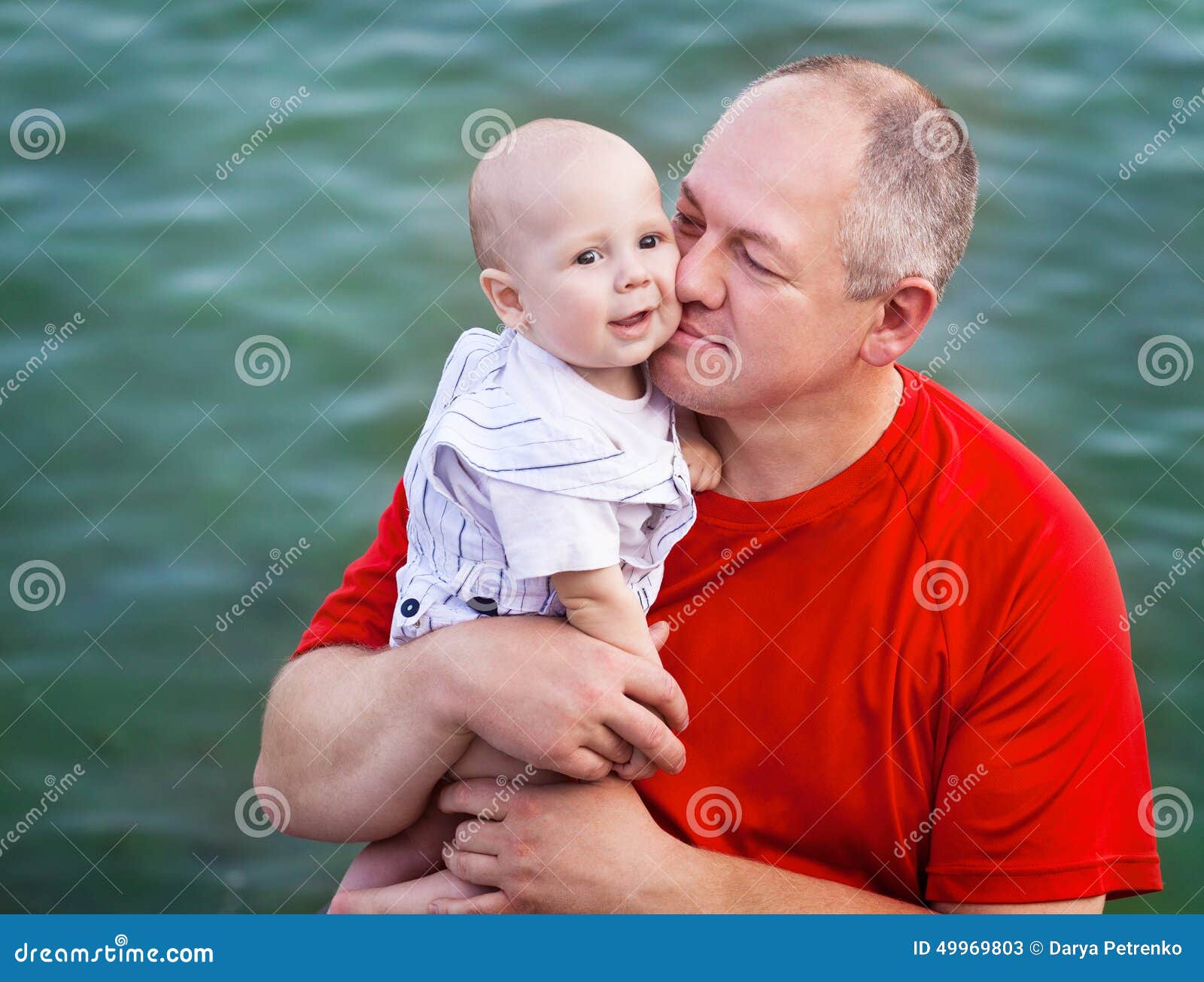 Middle Age Father and His Little Son Stock Image - Image of middlw ...