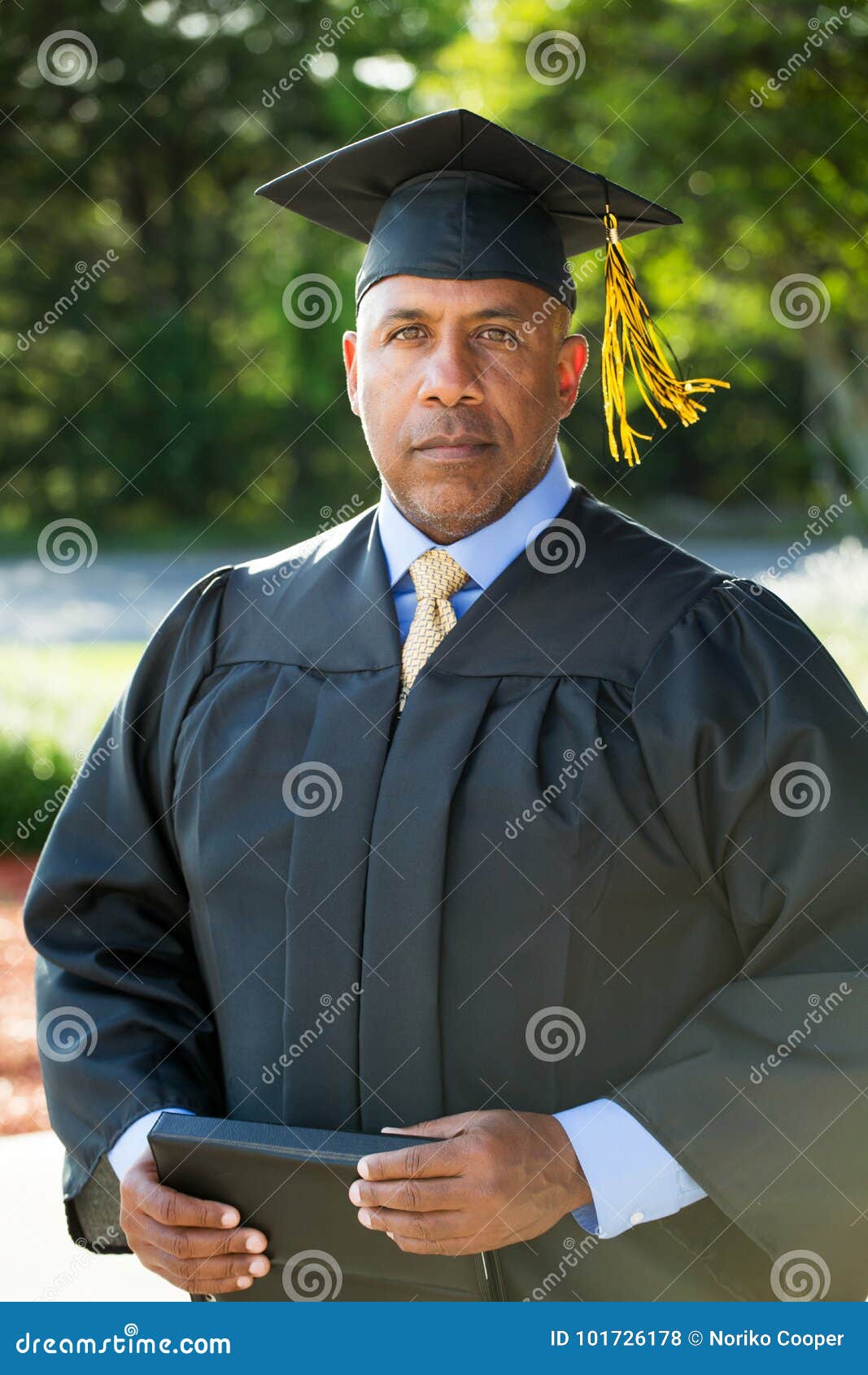 Middle age man graduating stock photo. Image of males - 101726178