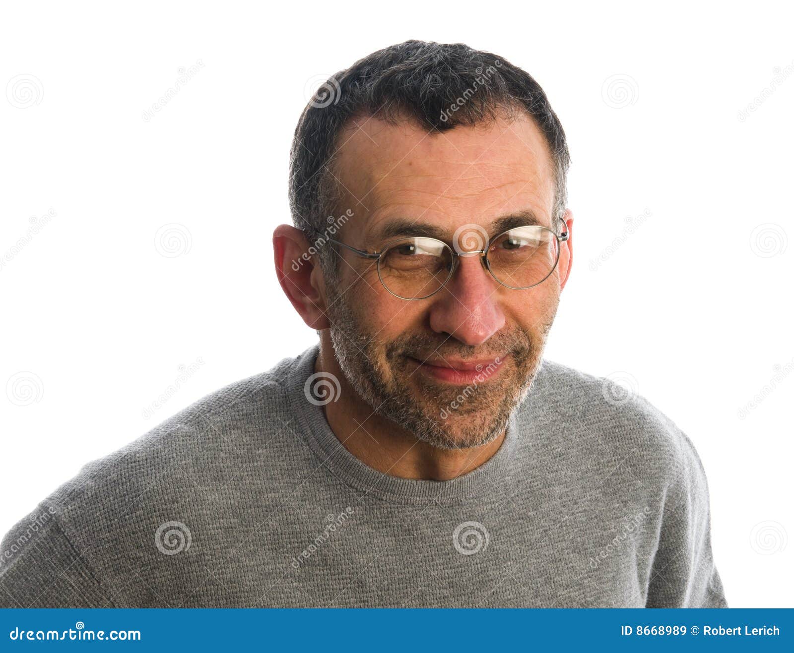 Middle age man smiling stock image. Image of aged, retirement - 8668989