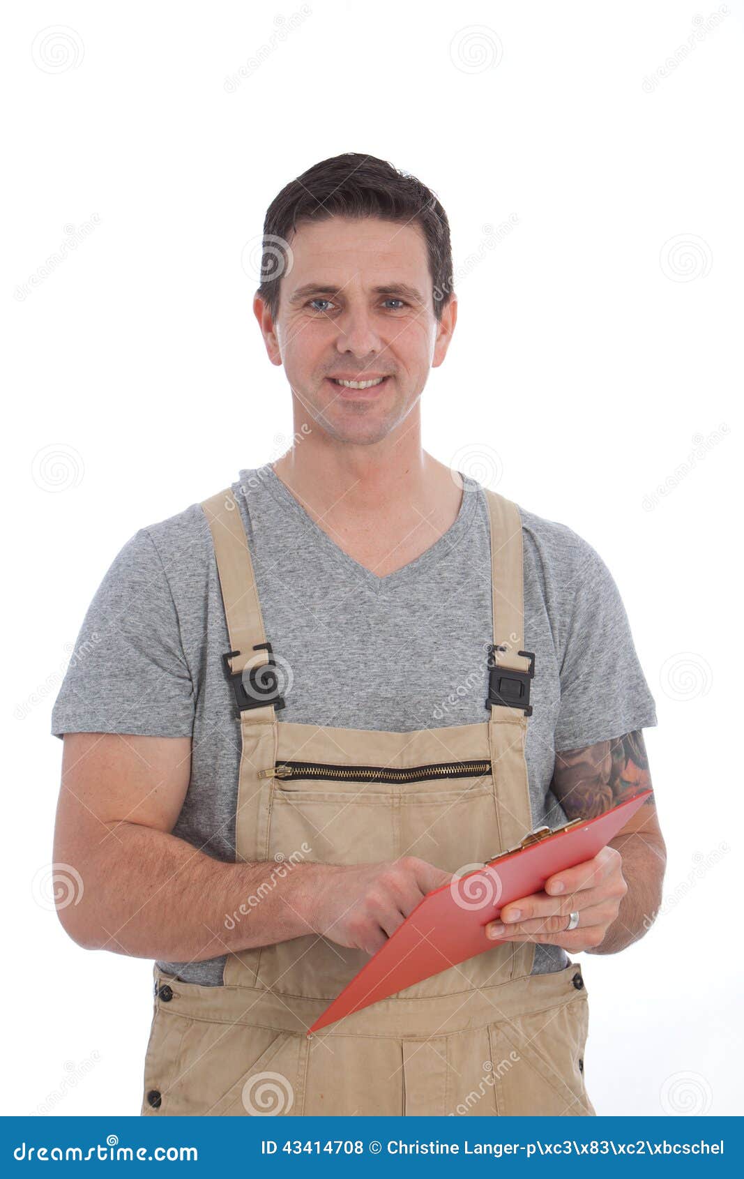 Middle Age Worker Checking Stocks Stock Photo - Image of quality ...