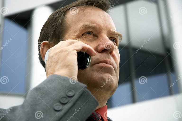 Middle aged boss stock photo. Image of cell, male, office - 237954