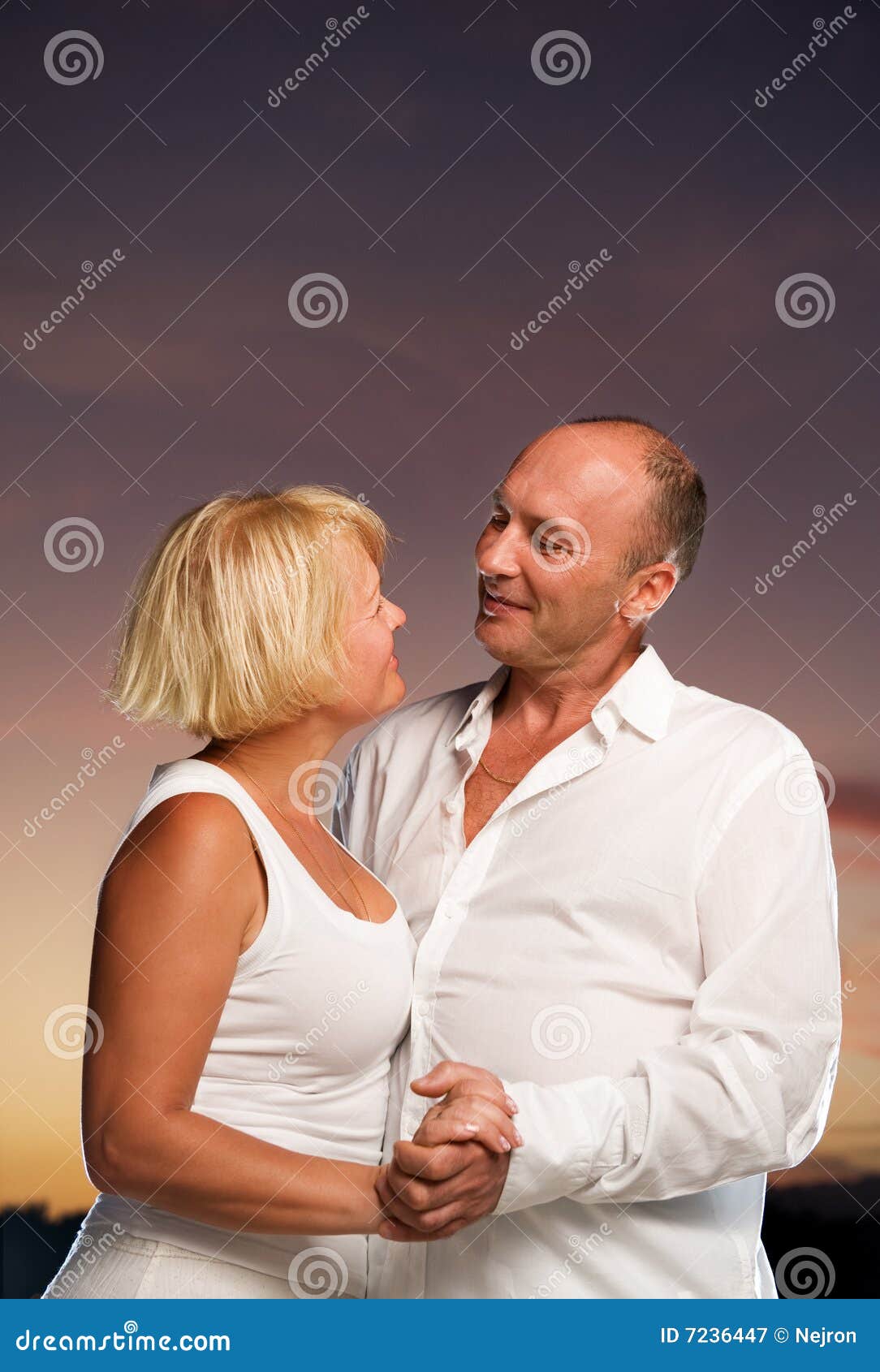 Middle-aged couple in love stock image. Image of marriage - 7236447
