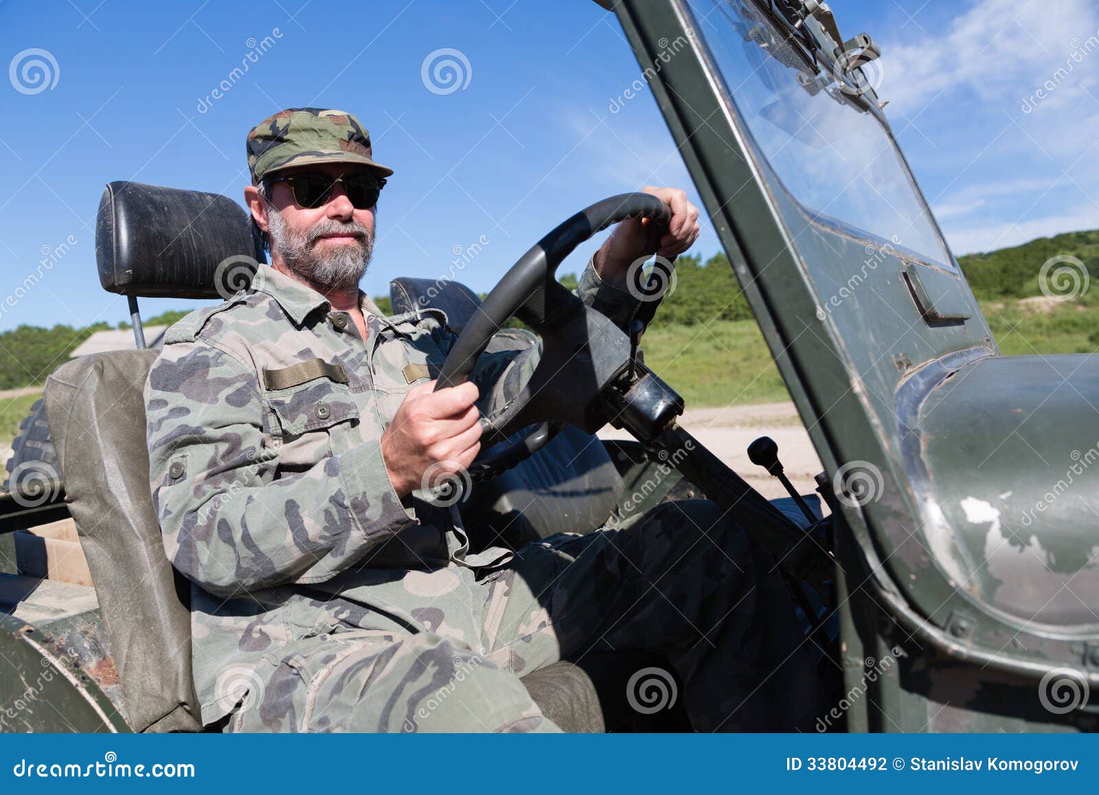 Middle Aged Driver is Driving Stock Photo - Image of runner ...