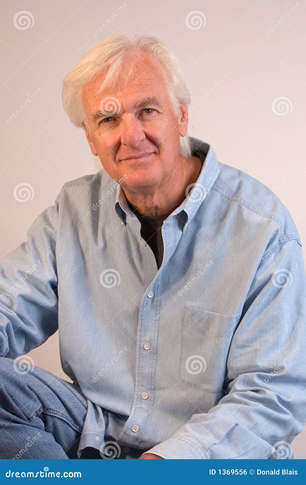 Middle-aged Man stock photo. Image of older, grin, retired - 1369556
