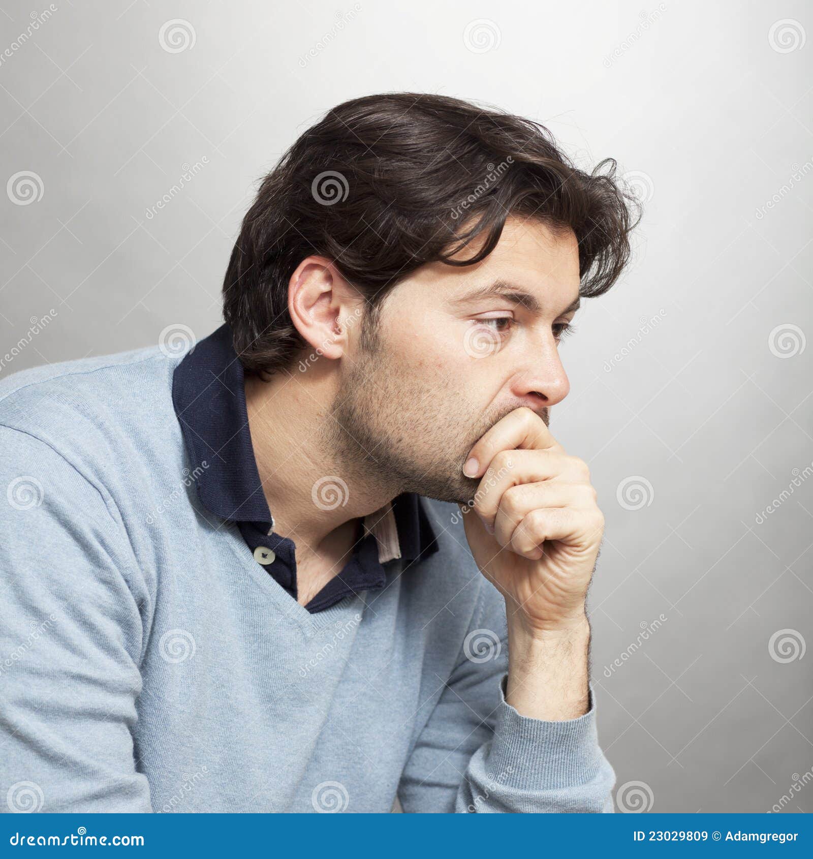 Middle-aged Man Dissapointed Stock Image - Image of problem, future ...
