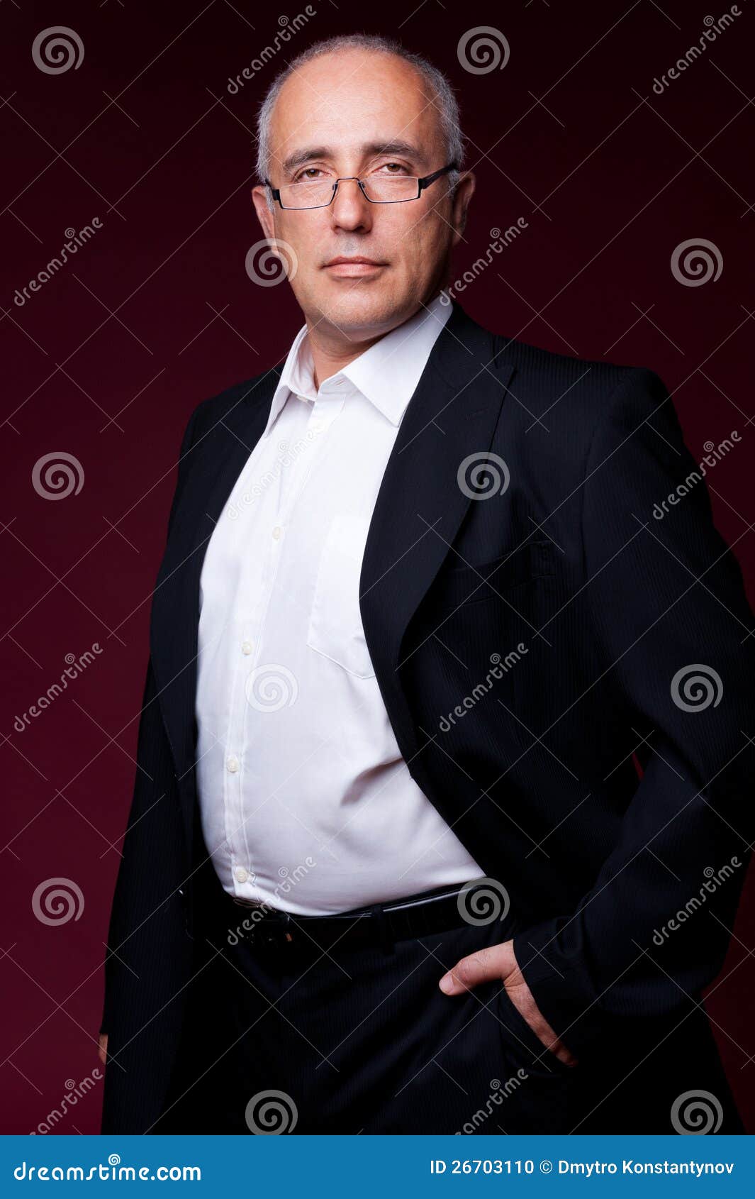 Middle Aged Man in Formal Wear Stock Photo - Image of smart, boss: 26703110