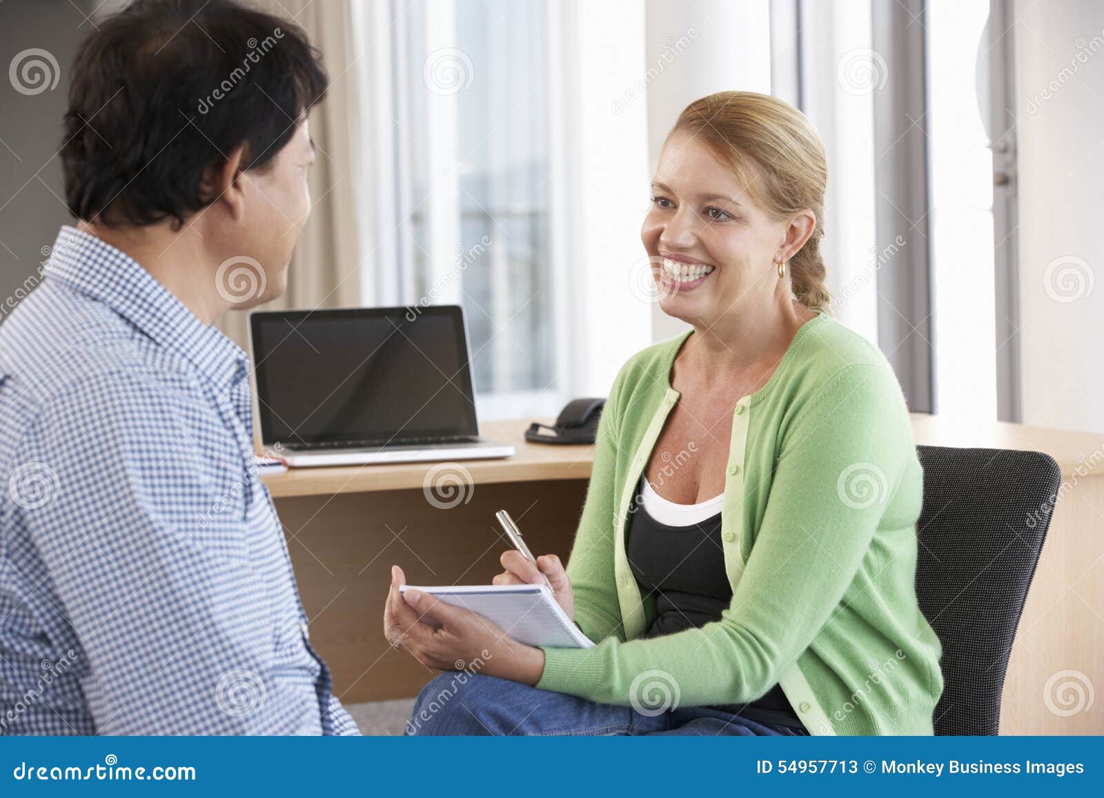 Middle Aged Man Having Counselling Session Stock Image - Image of asian ...