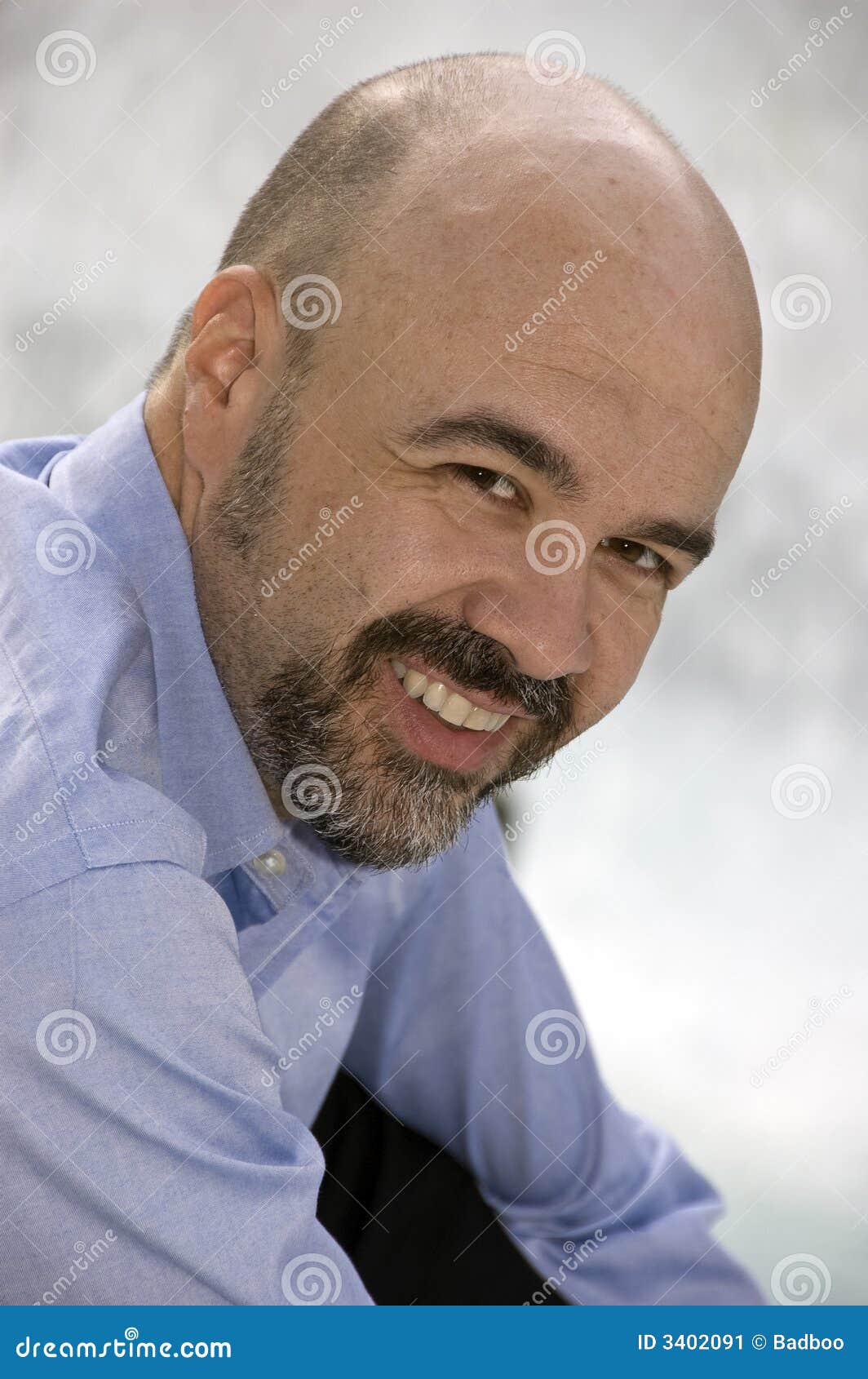 Middle aged man smiling stock image. Image of aged, confident - 3402091