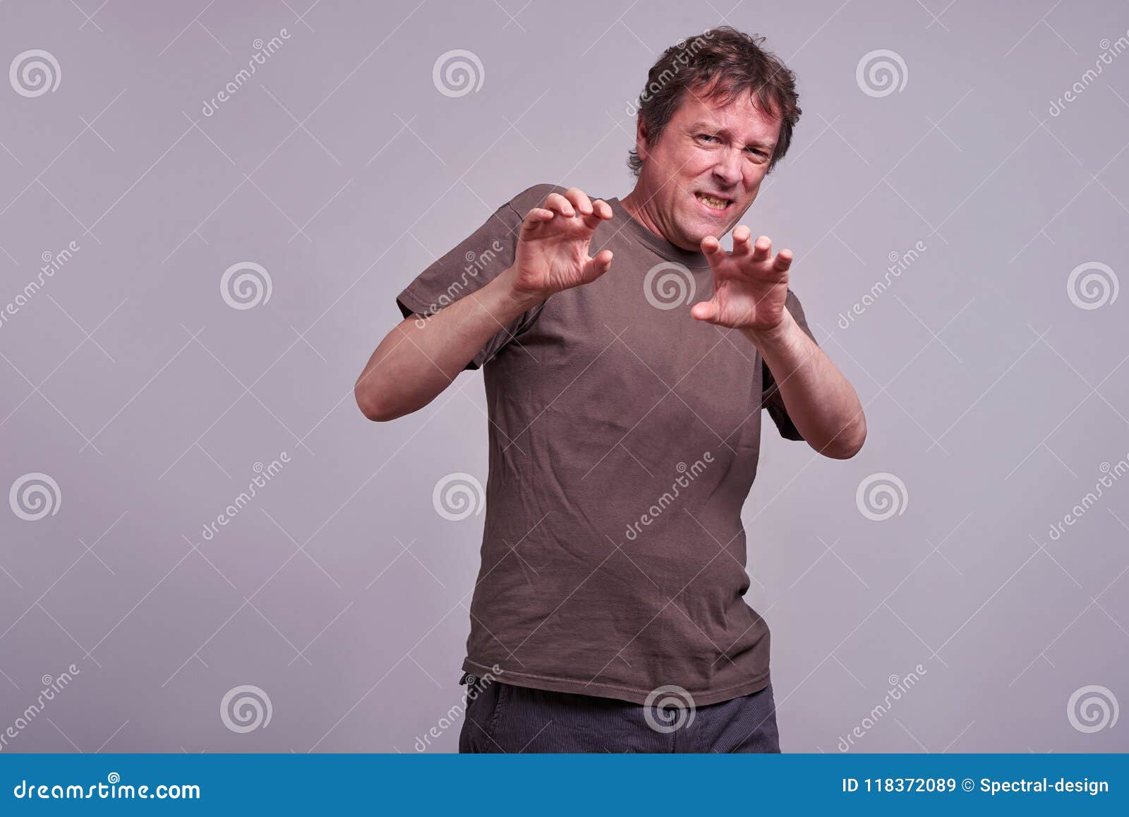 A scared man stock image. Image of person, sorrow, attitude - 118372089