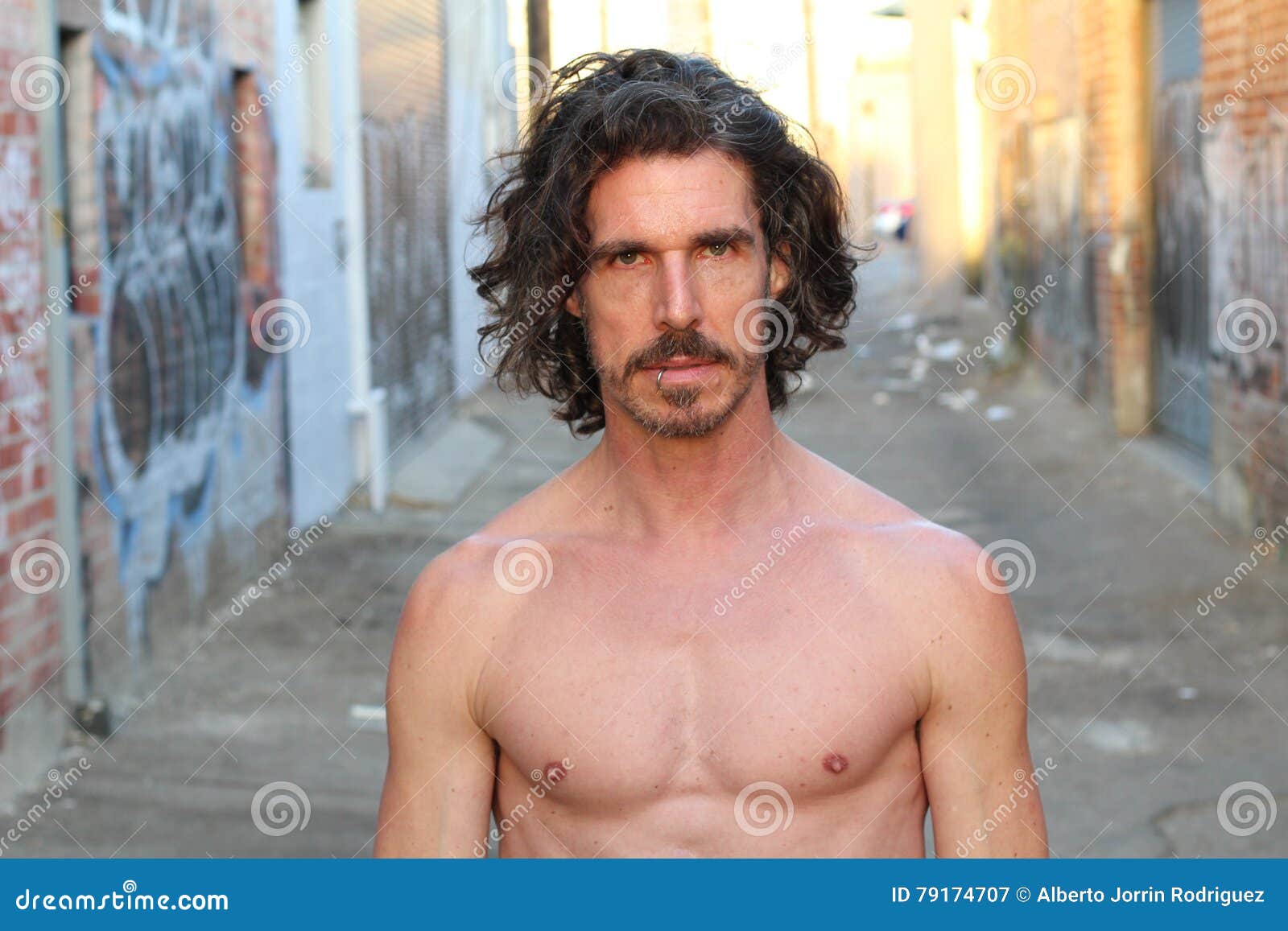 Middle Aged Modern Man with Great Body Stock Image - Image of human ...