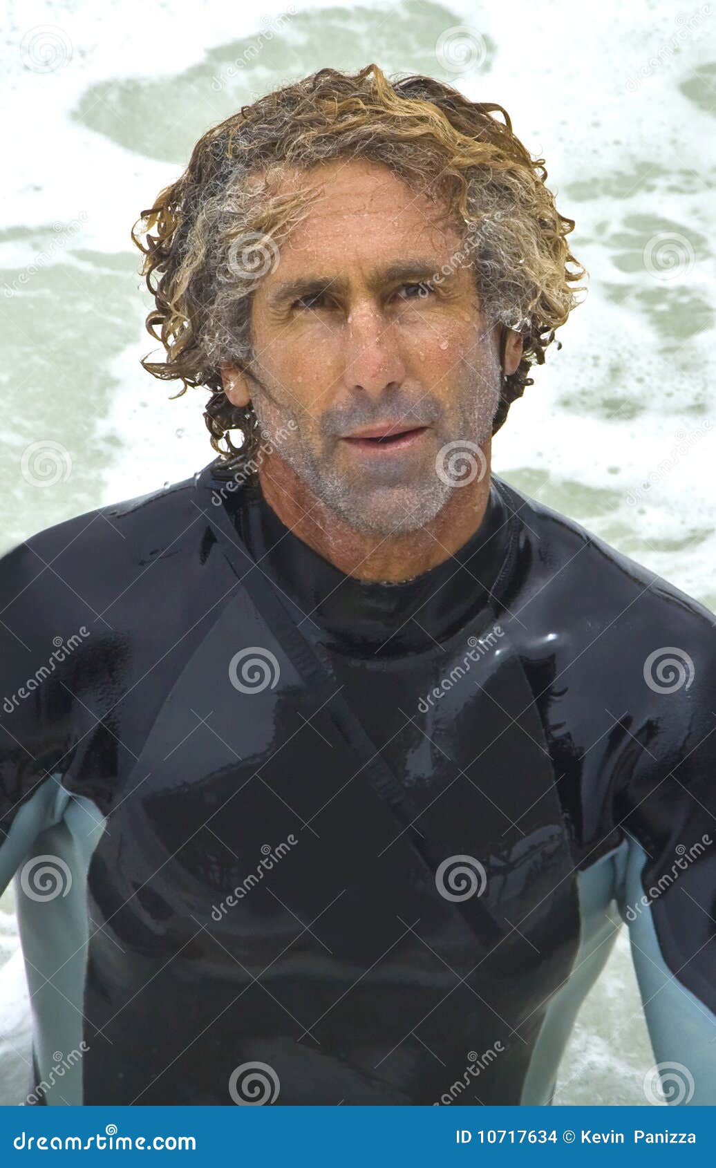 Middle Aged Surfer stock photo. Image of surfboard, aged - 10717634