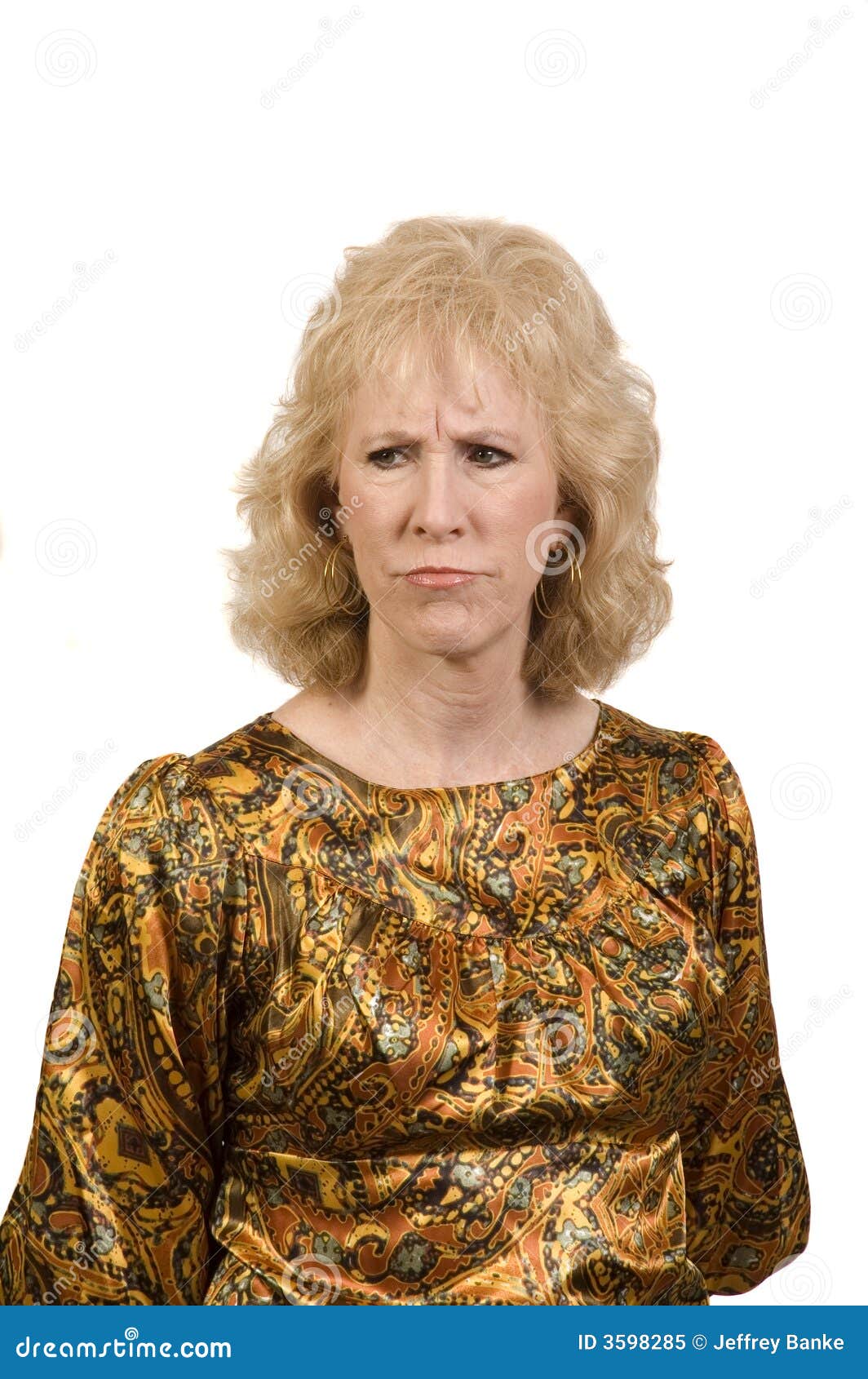 Middle-aged woman frowning stock image. Image of middle - 3598285 Middle-aged woman frowning stock image. Image of middle - 3598285