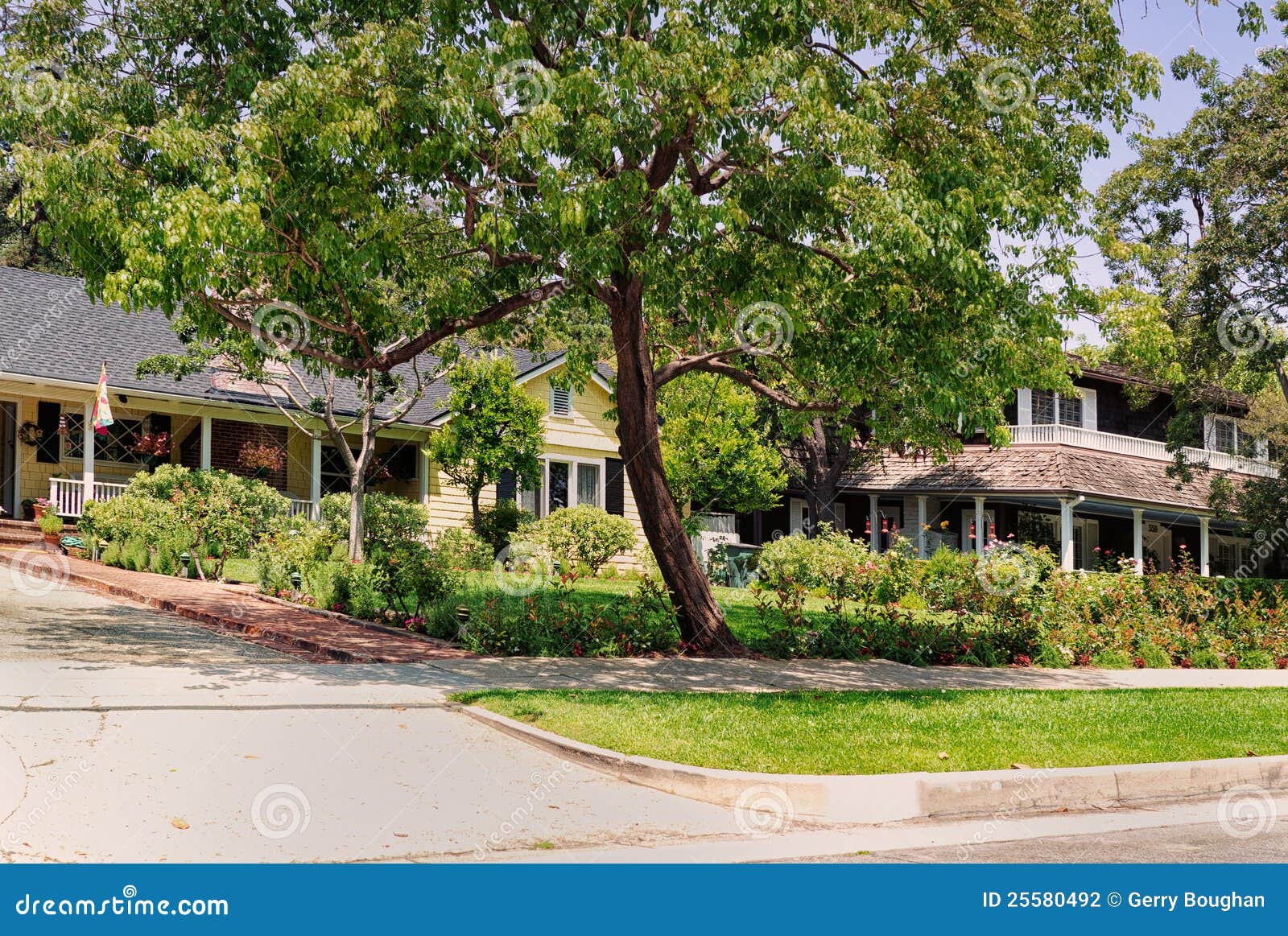 Middle-class Neighborhood stock photo. Image of area - 25580492