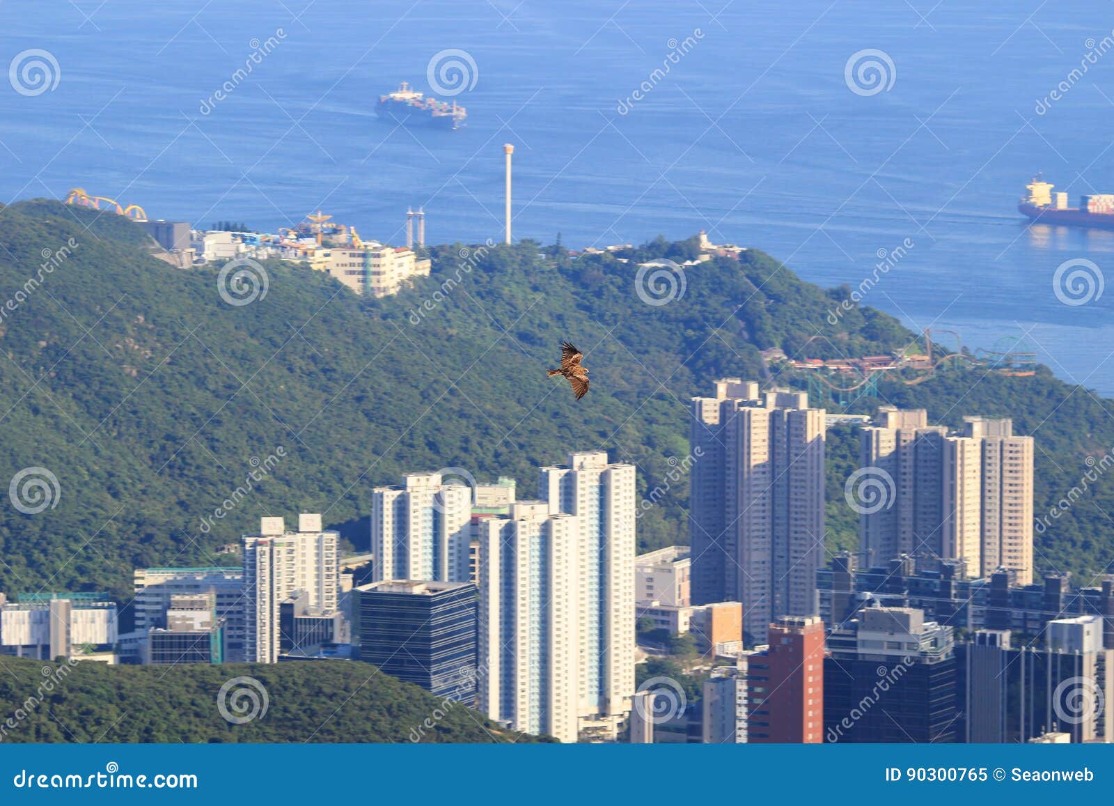 Middle Class Residential Building in Hong Kong Stock Image - Image of ...