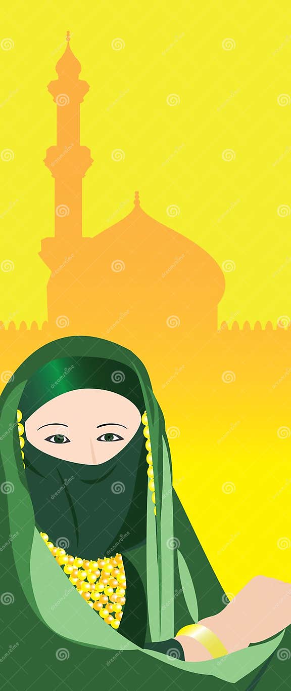 Middle east card stock vector. Illustration of asian - 10600120