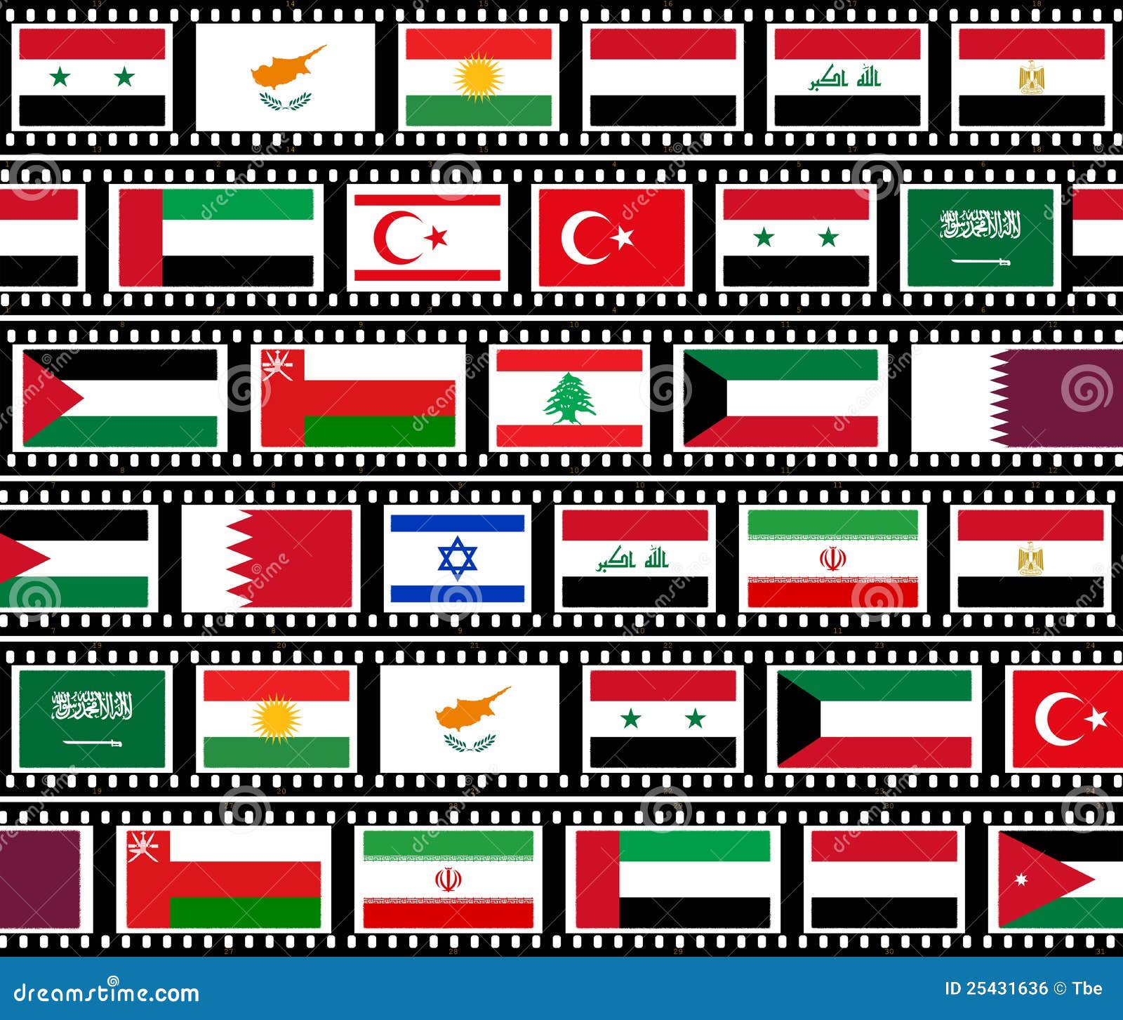 Middle East Colors stock illustration. Illustration of colors - 25431636
