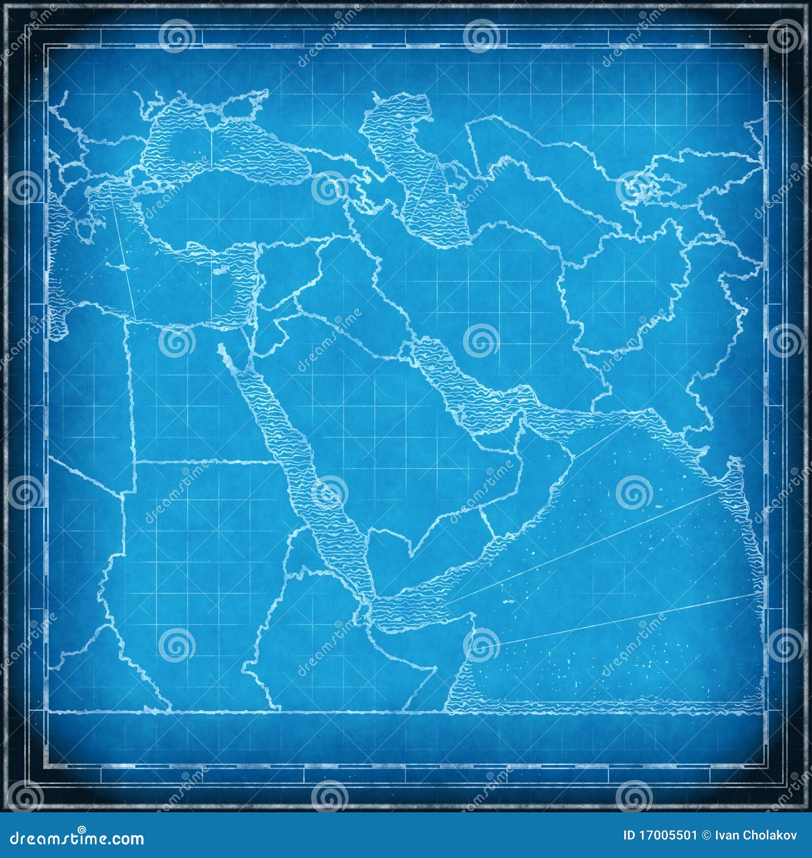 Blueprint Of Ancient Starship, Generative AI Illustration Royalty-Free ...