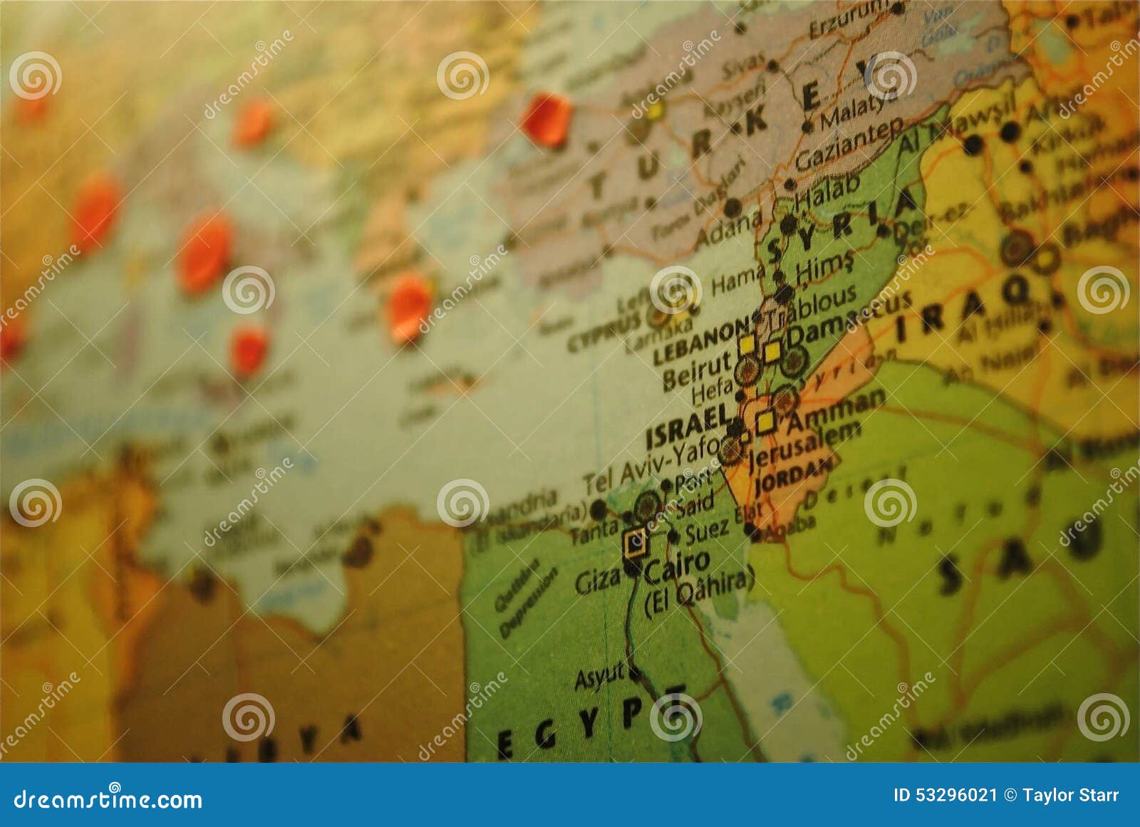 Middle-East Map: Israel stock image. Image of israel - 53296021
