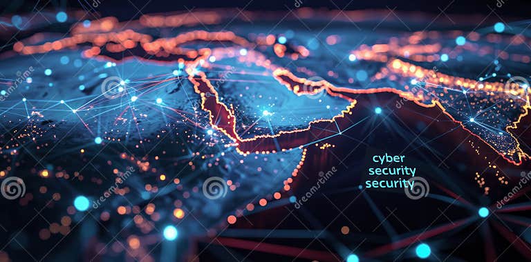 Middle East Network Connections Highlighting Global Connectivity and ...