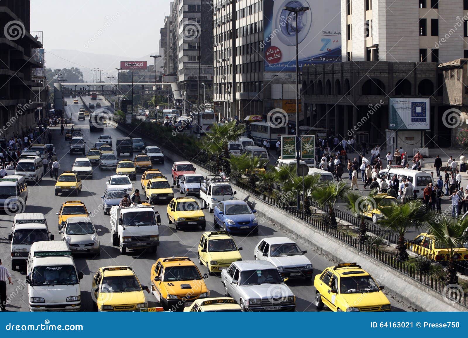 MIDDLE EAST SYRIA DAMASKUS CITY CENTRE Editorial Photo - Image of ...