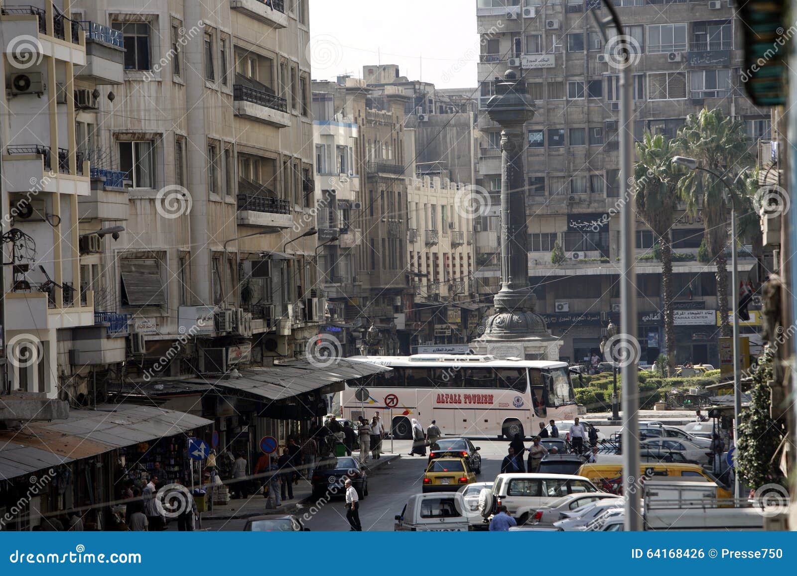 MIDDLE EAST SYRIA DAMASKUS CITY CENTRE Editorial Photo - Image of ...