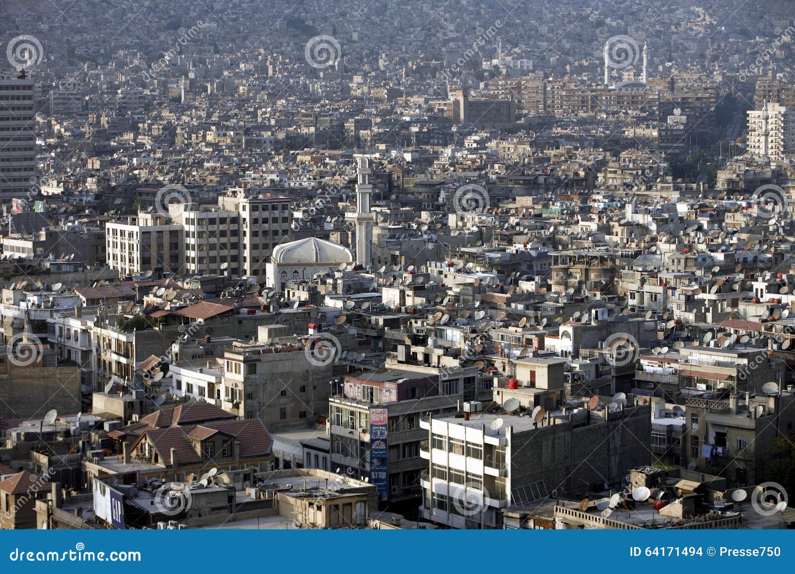 MIDDLE EAST SYRIA DAMASKUS CITY CENTRE Editorial Stock Image - Image of ...
