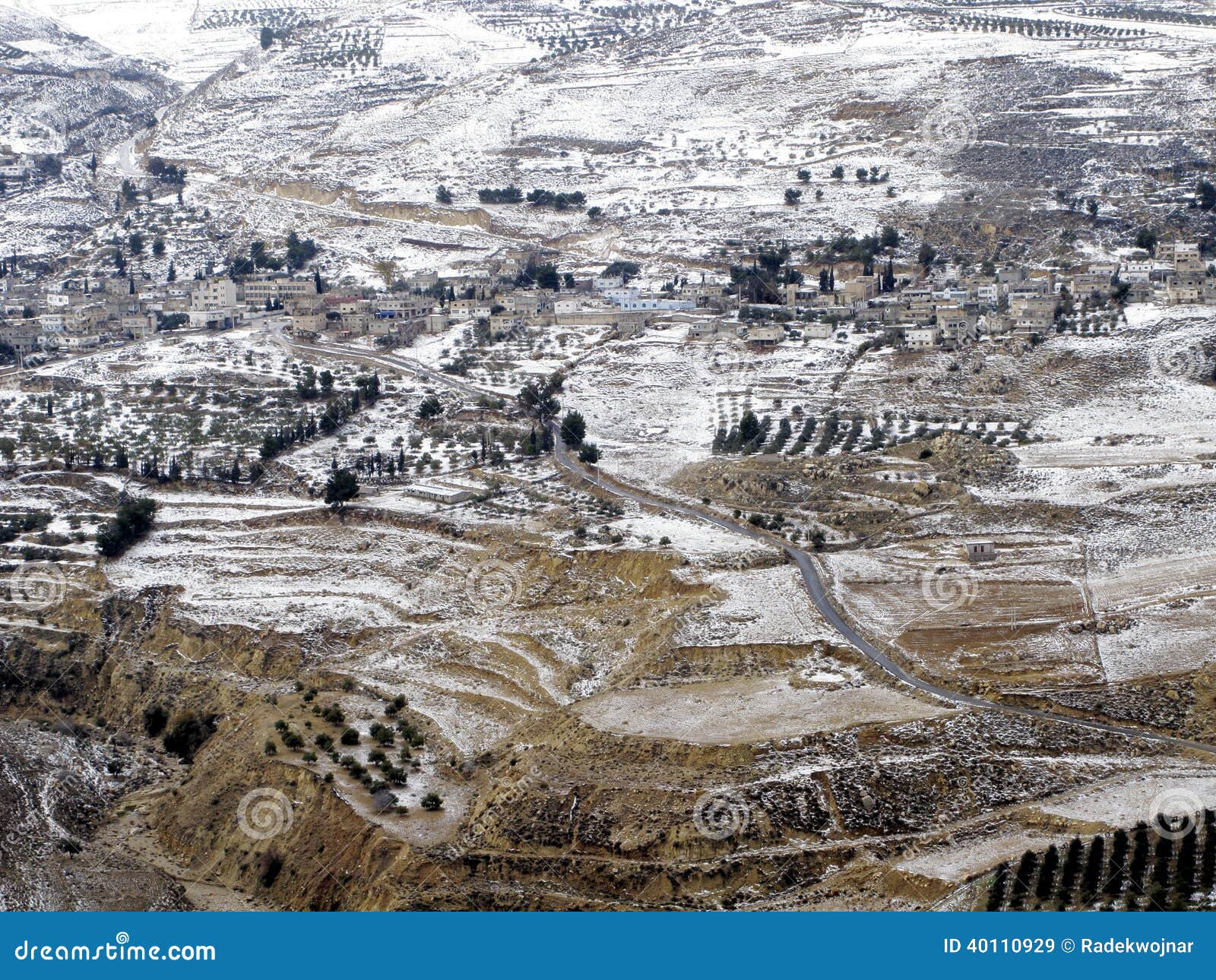 Middle East Winter Landscape Stock Image - Image of rural, east: 40110929