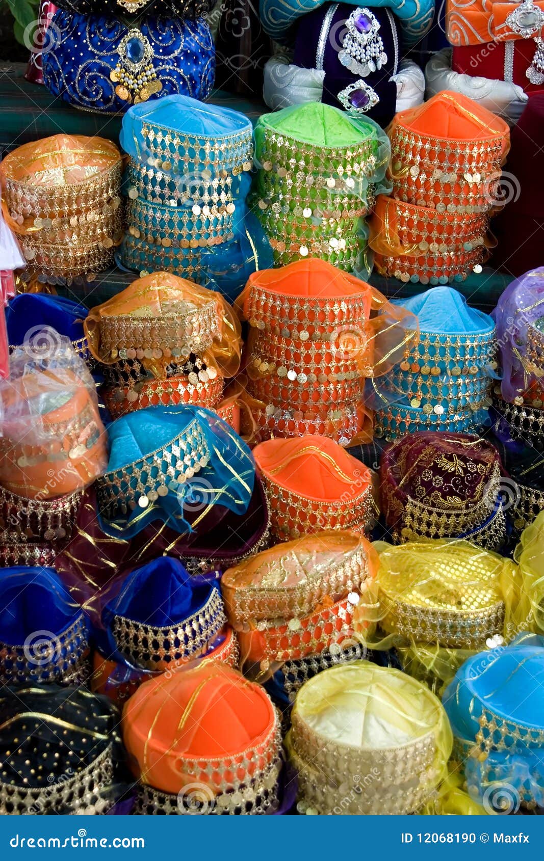 Middle Eastern Belly Dancer Hats Stock Photo - Image of ottoman, outfit ...