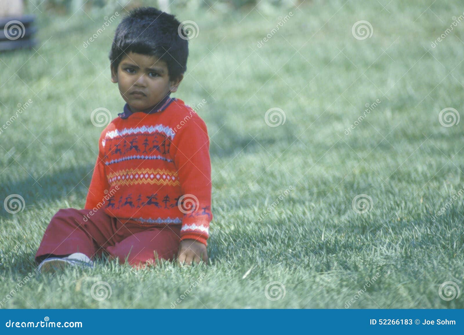 A Middle Eastern Child Sitting in a Park Editorial Stock Photo - Image ...