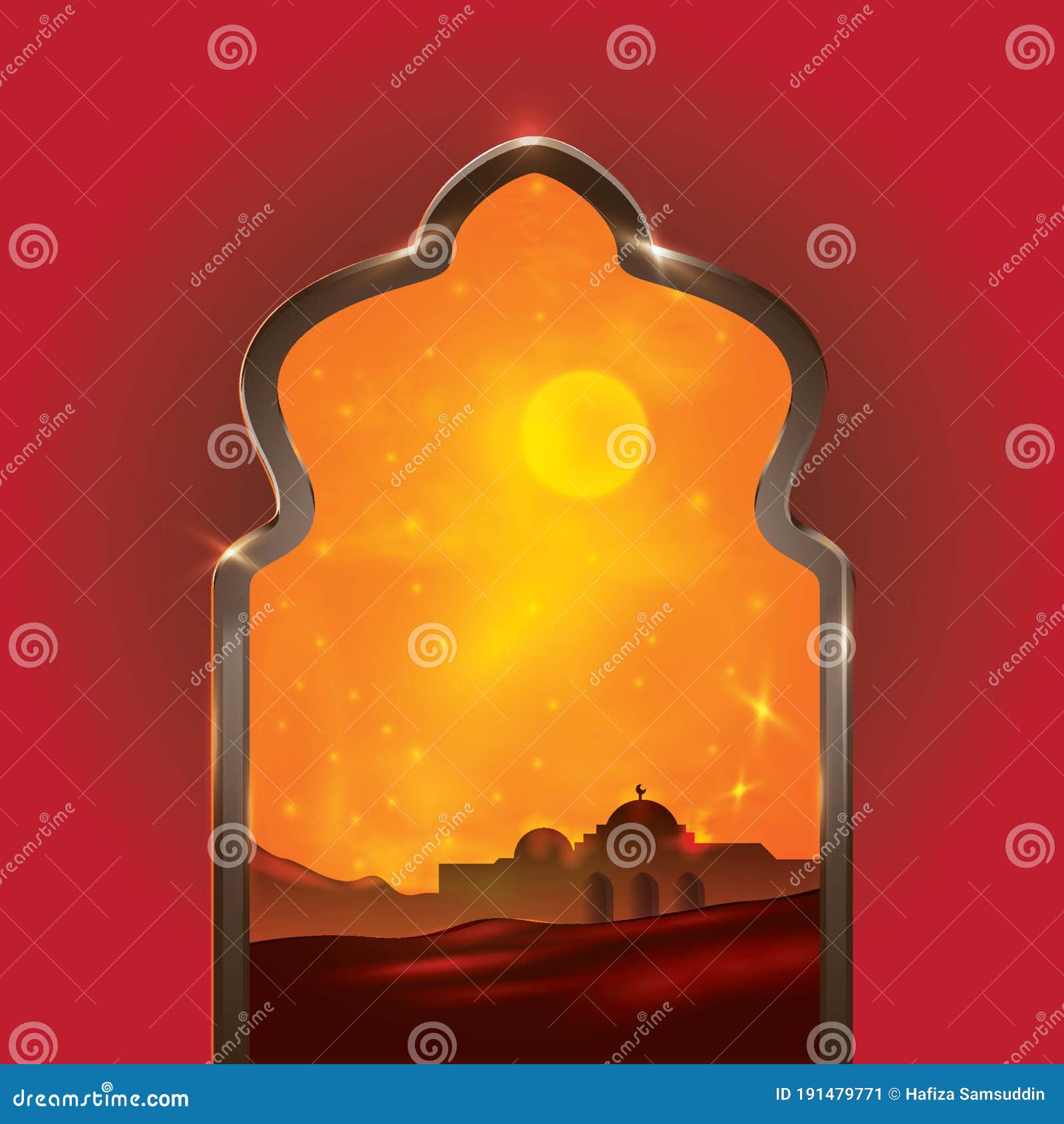 Middle Eastern Design. Vector Illustration Decorative Design Stock ...