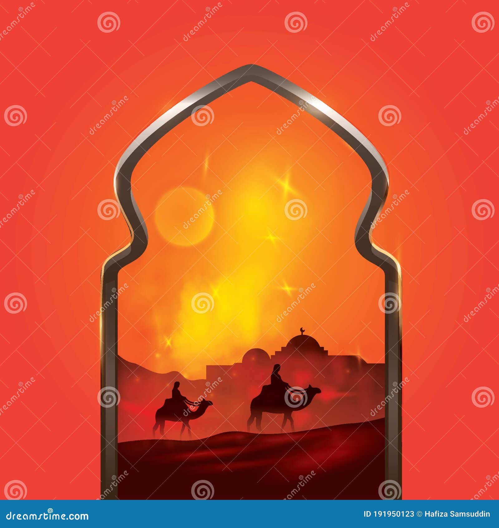 Middle Eastern Design. Vector Illustration Decorative Design Stock ...