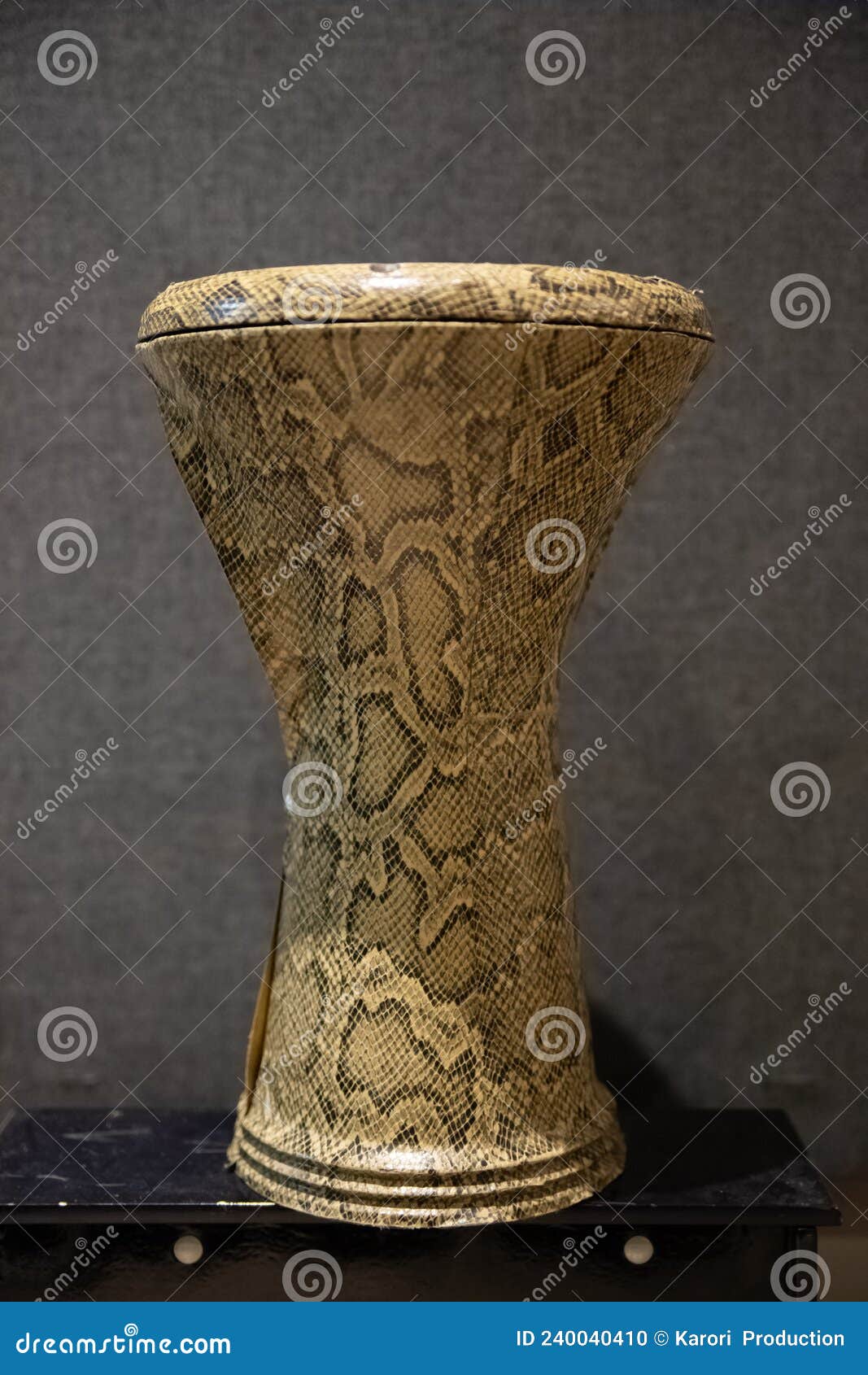 Middle Eastern Drum in a Grey Music Recording Studio Stock Photo ...