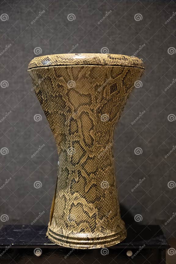 Middle Eastern Drum in a Grey Music Recording Studio Stock Photo ...