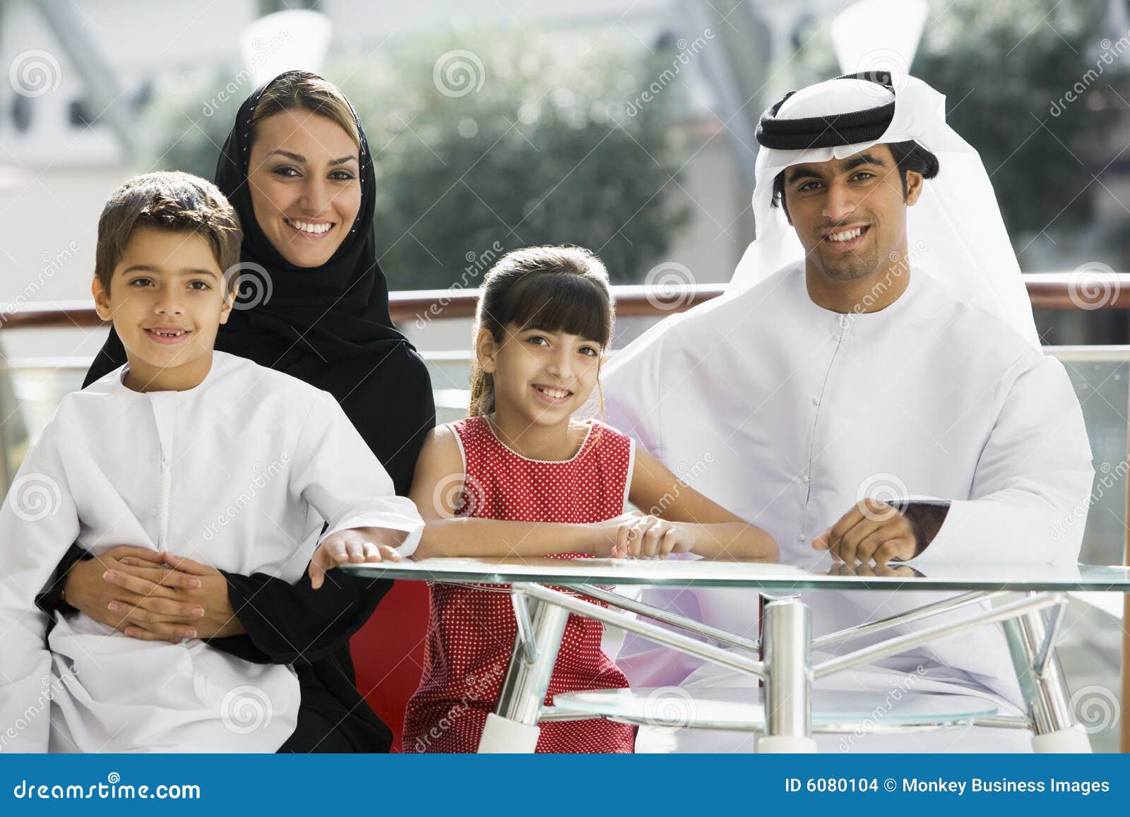 A Middle Eastern Family Enjoying a Meal Stock Photo - Image of middle ...