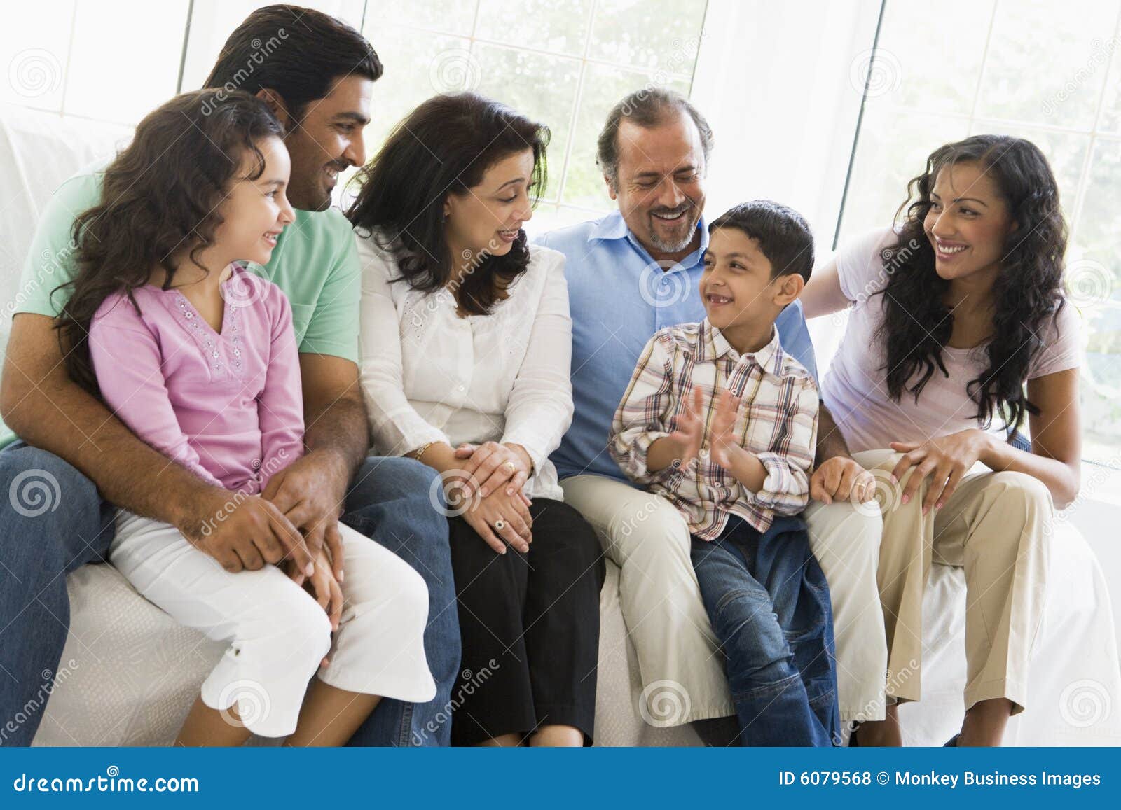 Middle Eastern Family Sitting Together Stock Photo - Image of ...