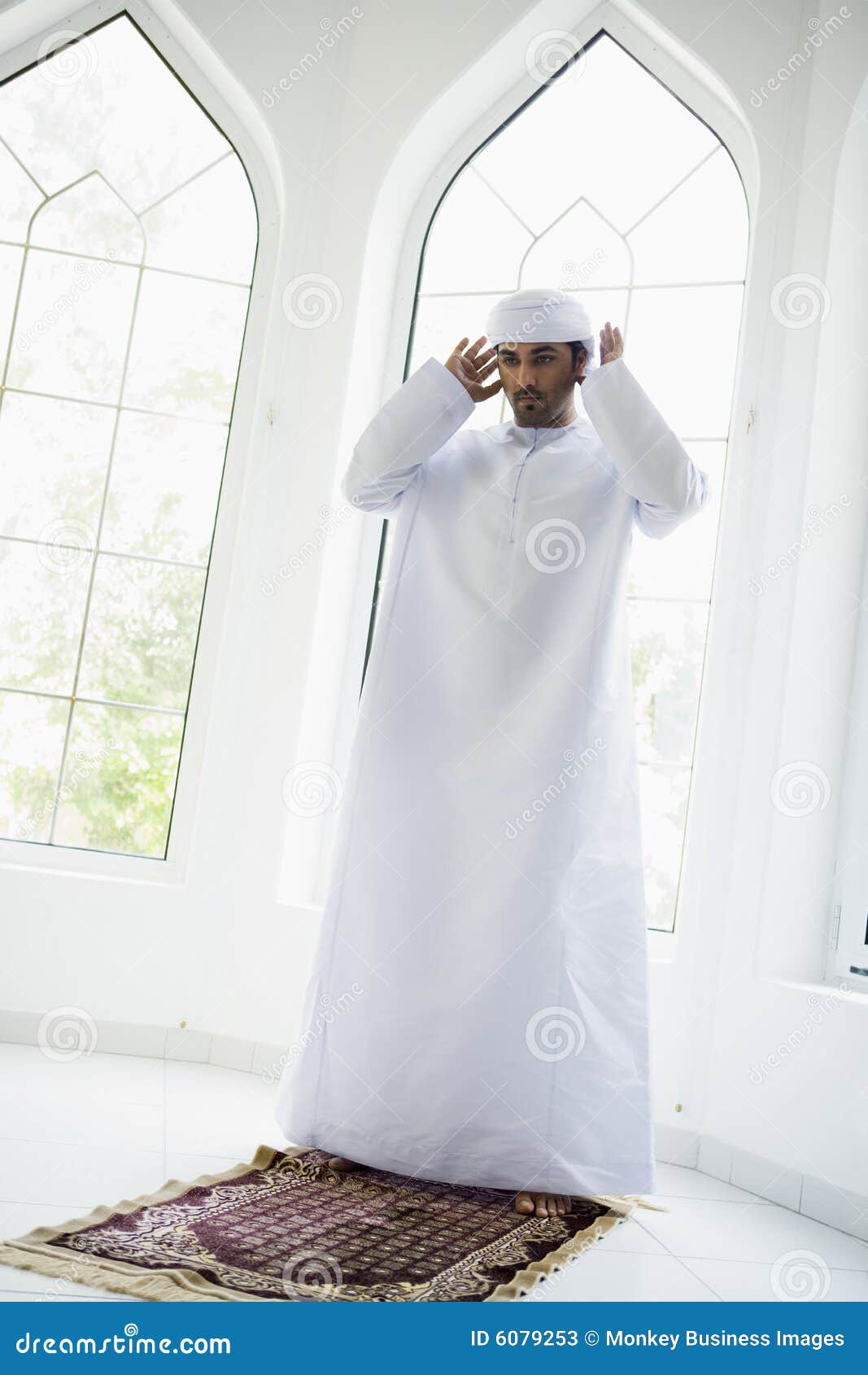 A Middle Eastern Man Praying Stock Image - Image of religion, person ...