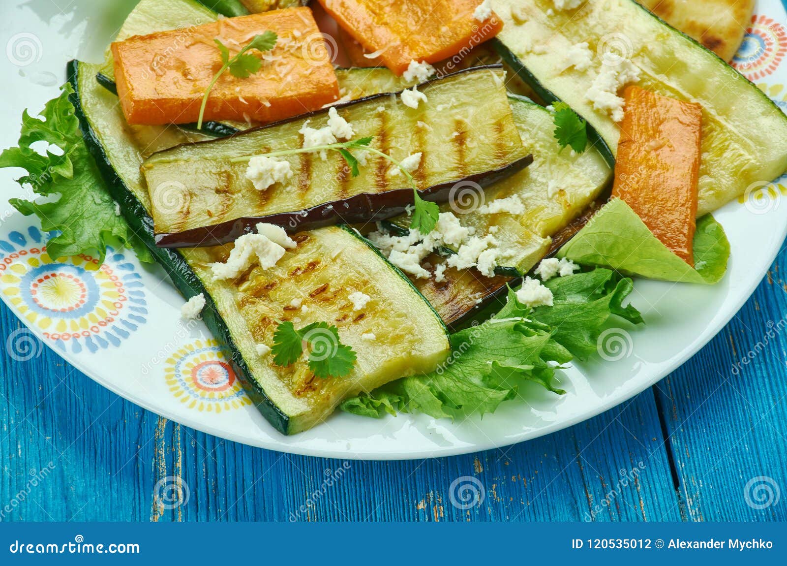Middle Eastern Style Roasted Vegetables Stock Photo - Image of lunch ...