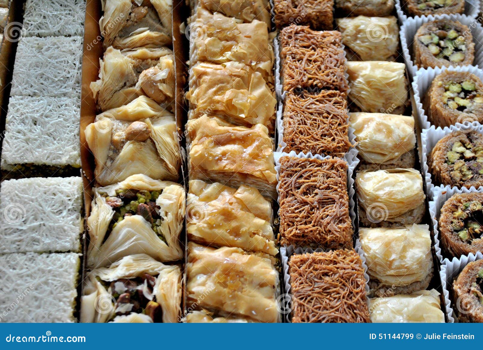 Middle Eastern Sweets stock image. Image of nuts, honey - 51144799